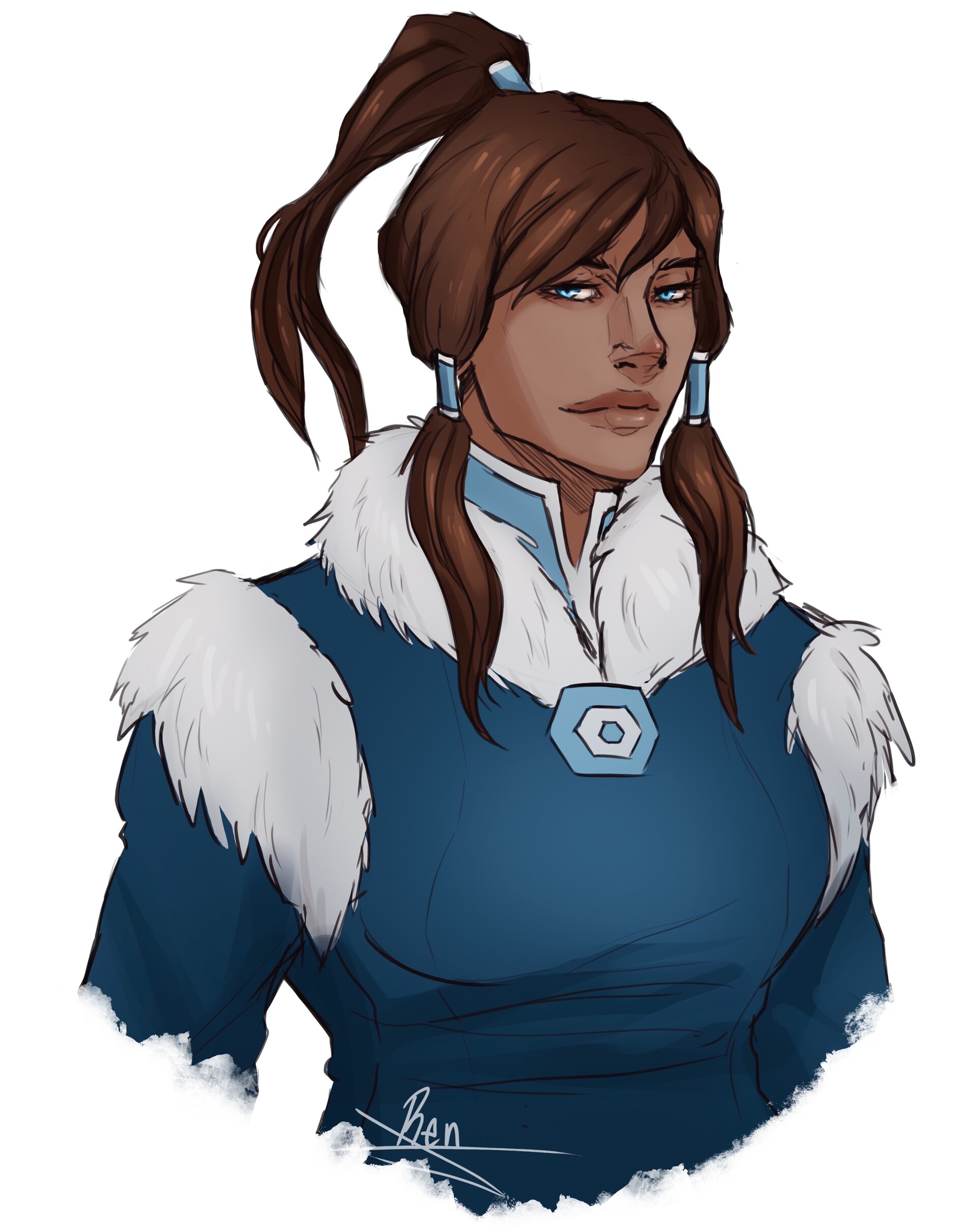 ArtStation - Korra fanart