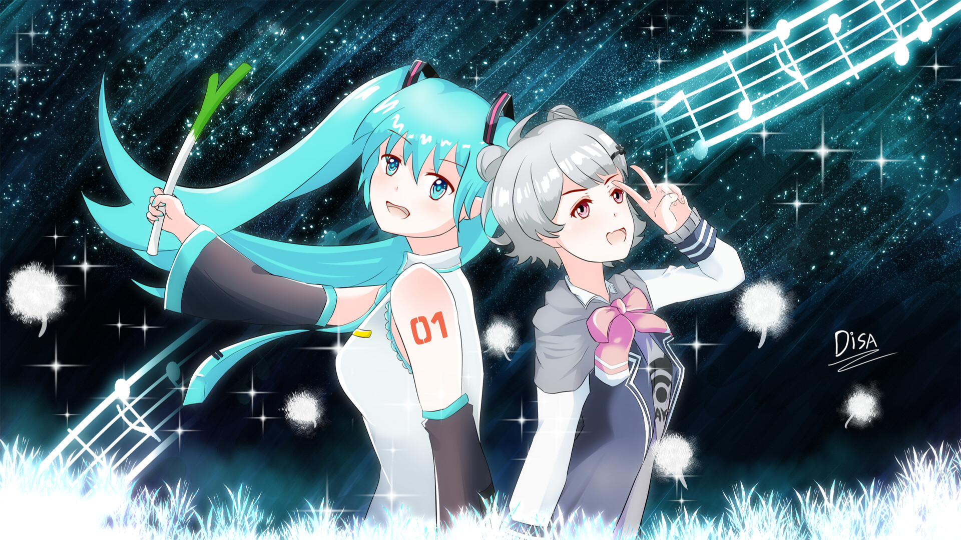 ArtStation - Vocaloid Hatsune Miku X Koharu Rikka