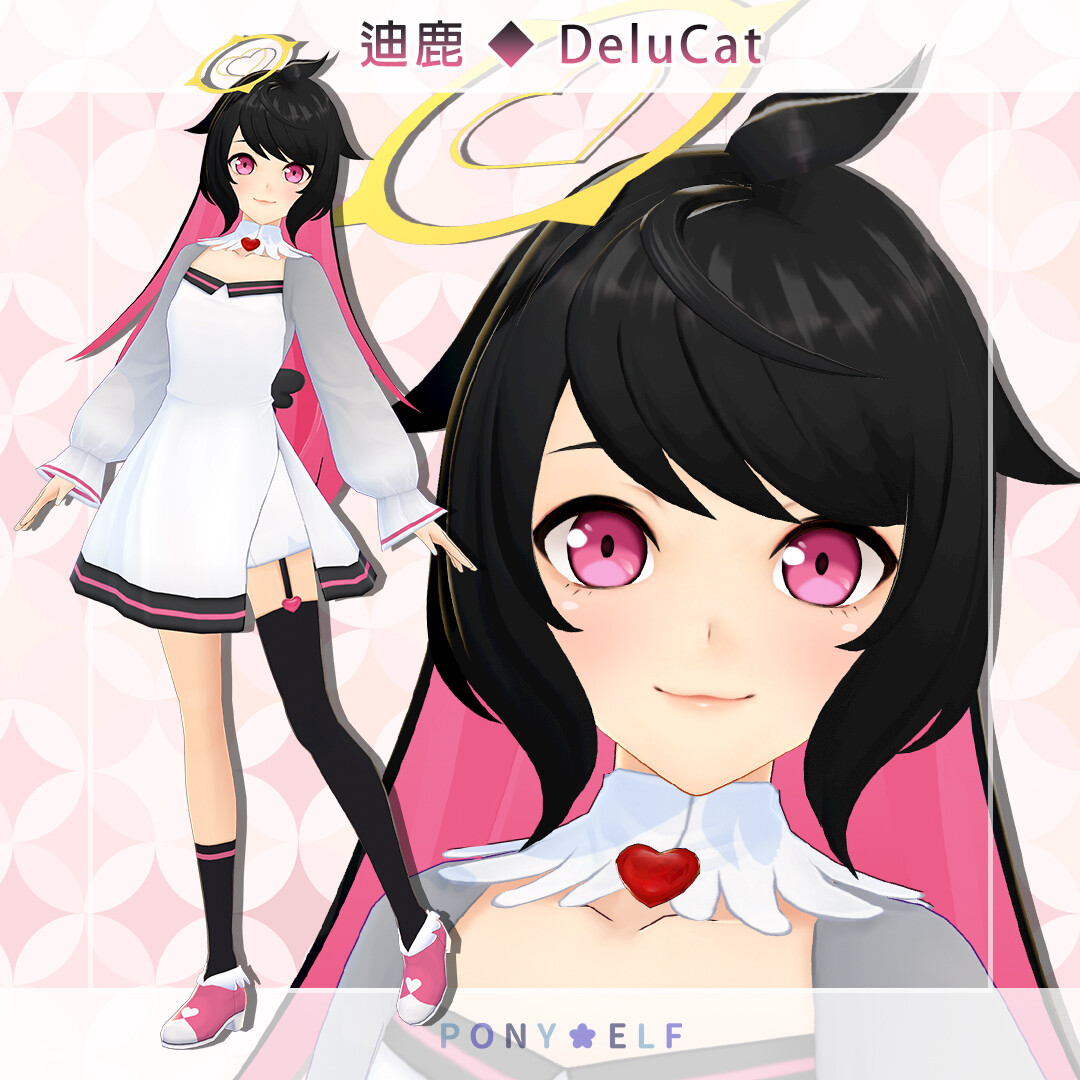 ArtStation - 3D Character Model Commission - DeluCat Ver. 3.0