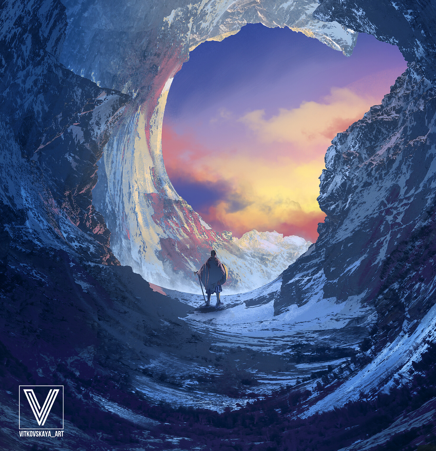 ArtStation - Snowy Place