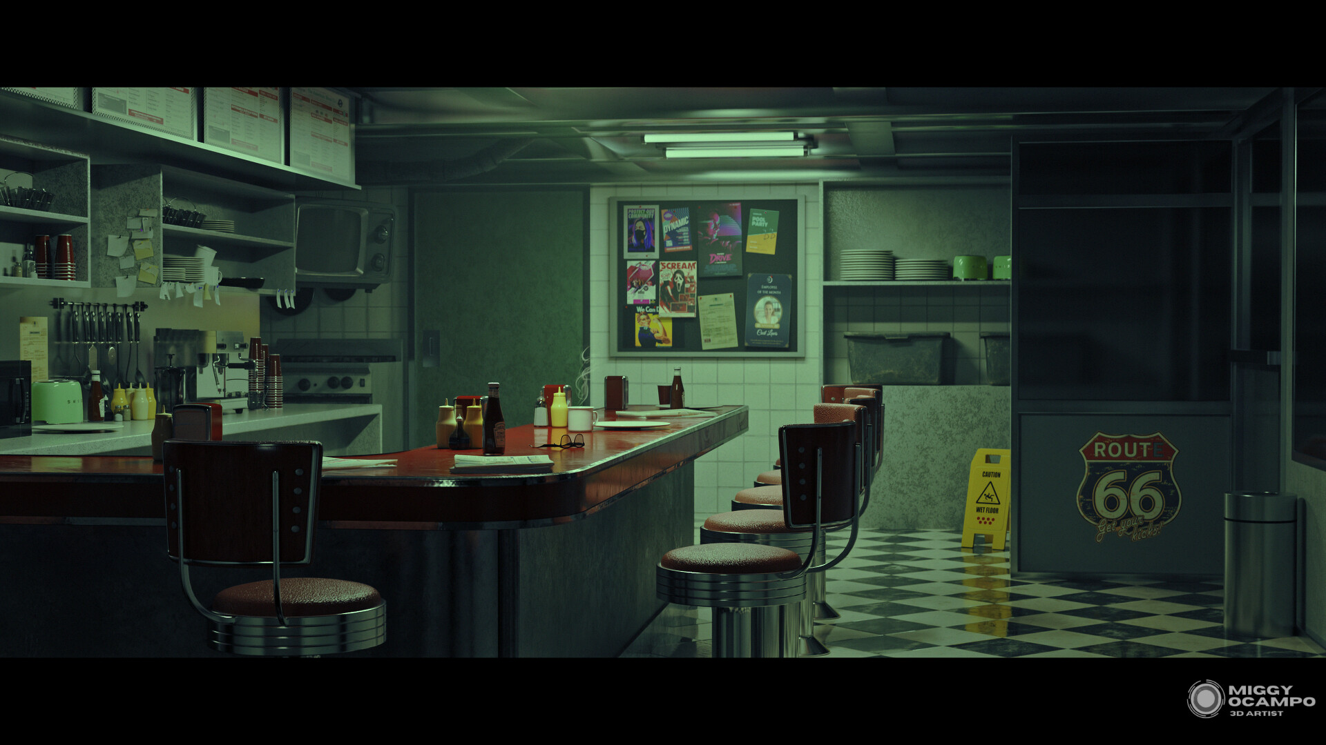 ArtStation - Route 66