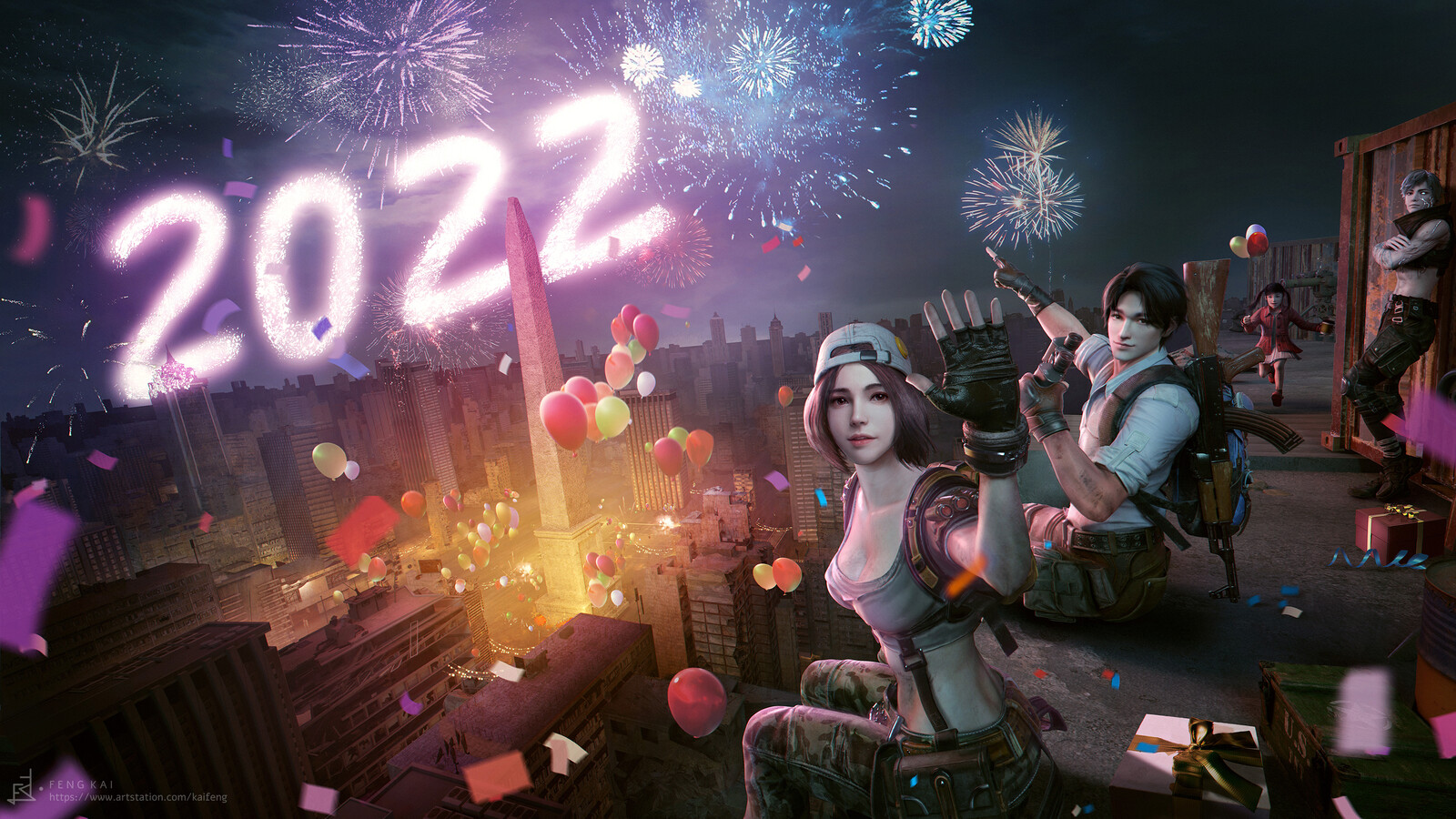 Kai Feng - 网易《明日之后》新年KV海报