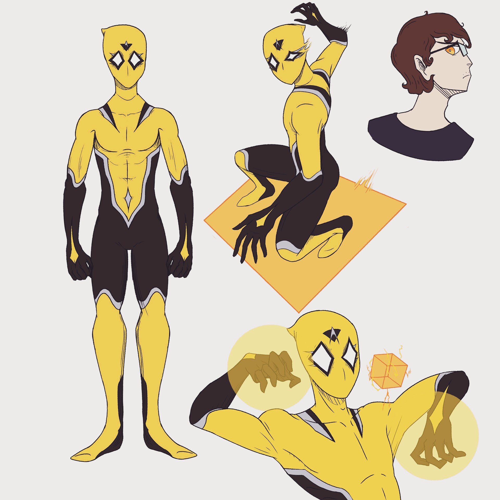 how to draw superhero concept art