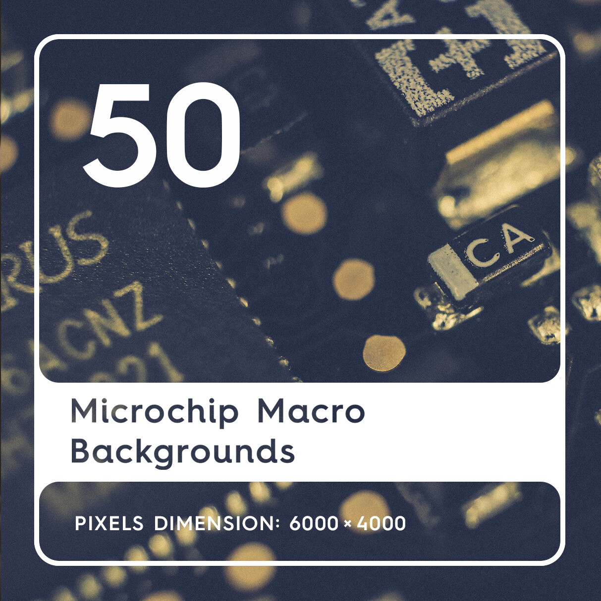 ArtStation - 50 Microchip Macro Backgrounds