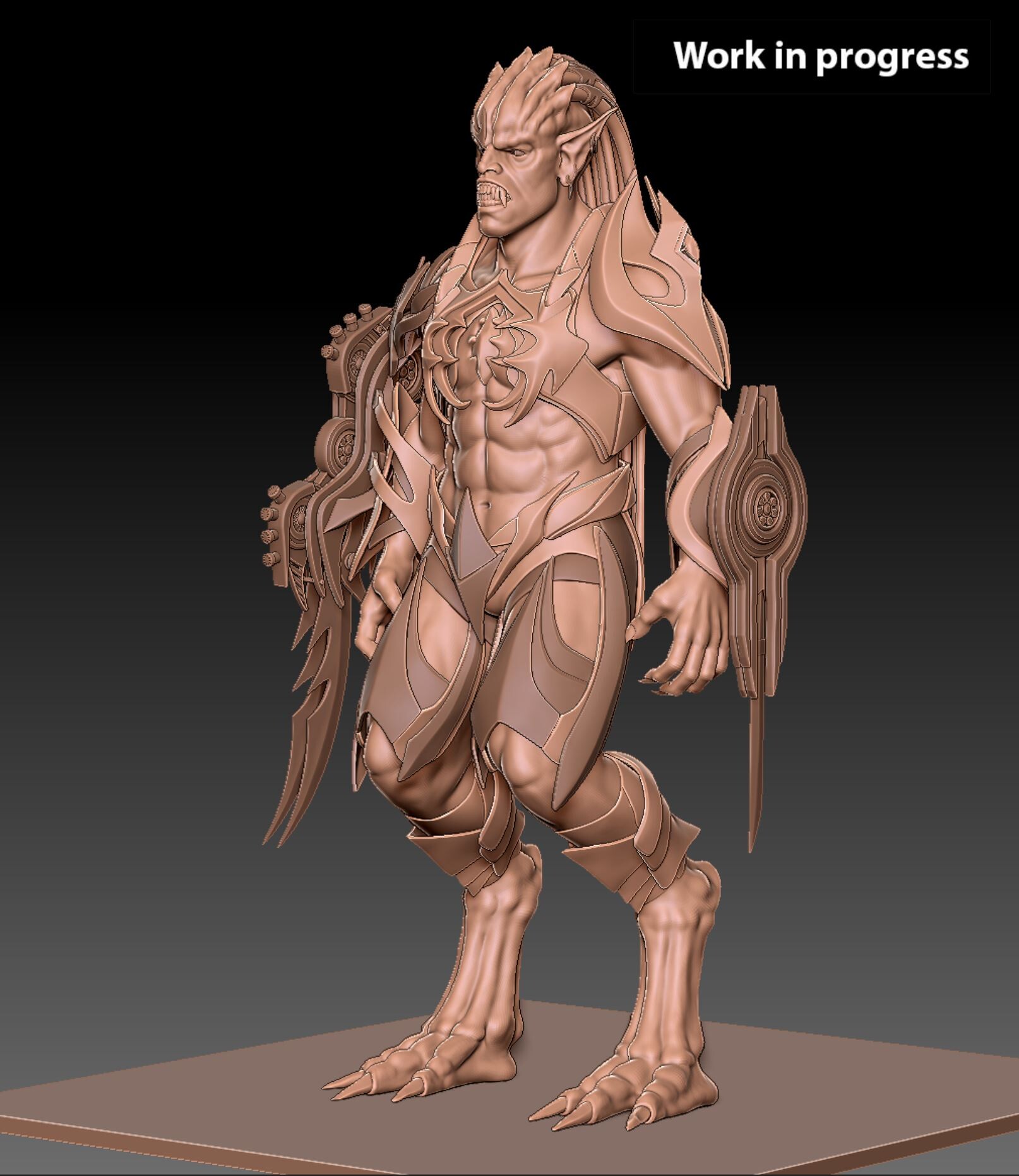 ArtStation - Cyberdemon WIP