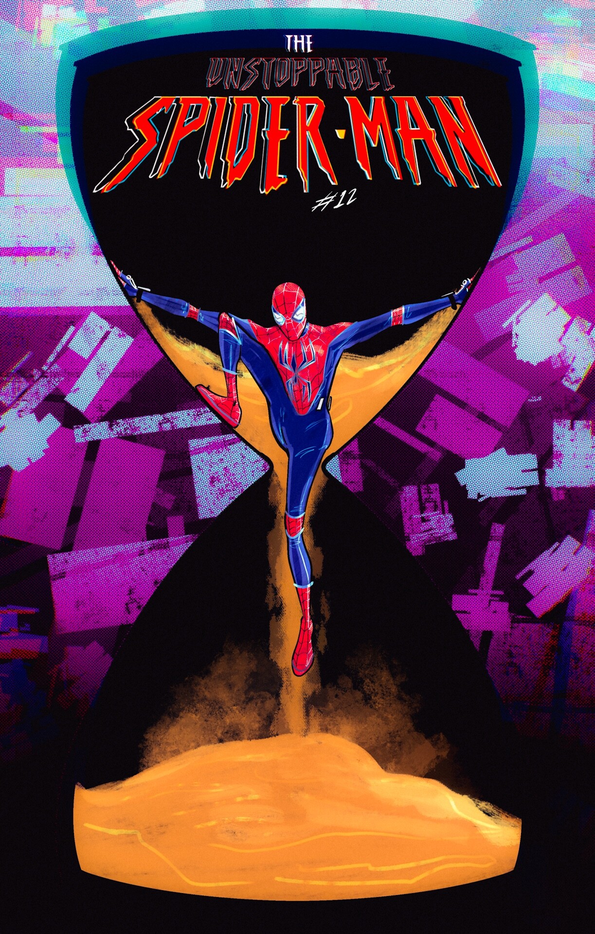 ArtStation - Unstoppable Spider-Man #12 cover