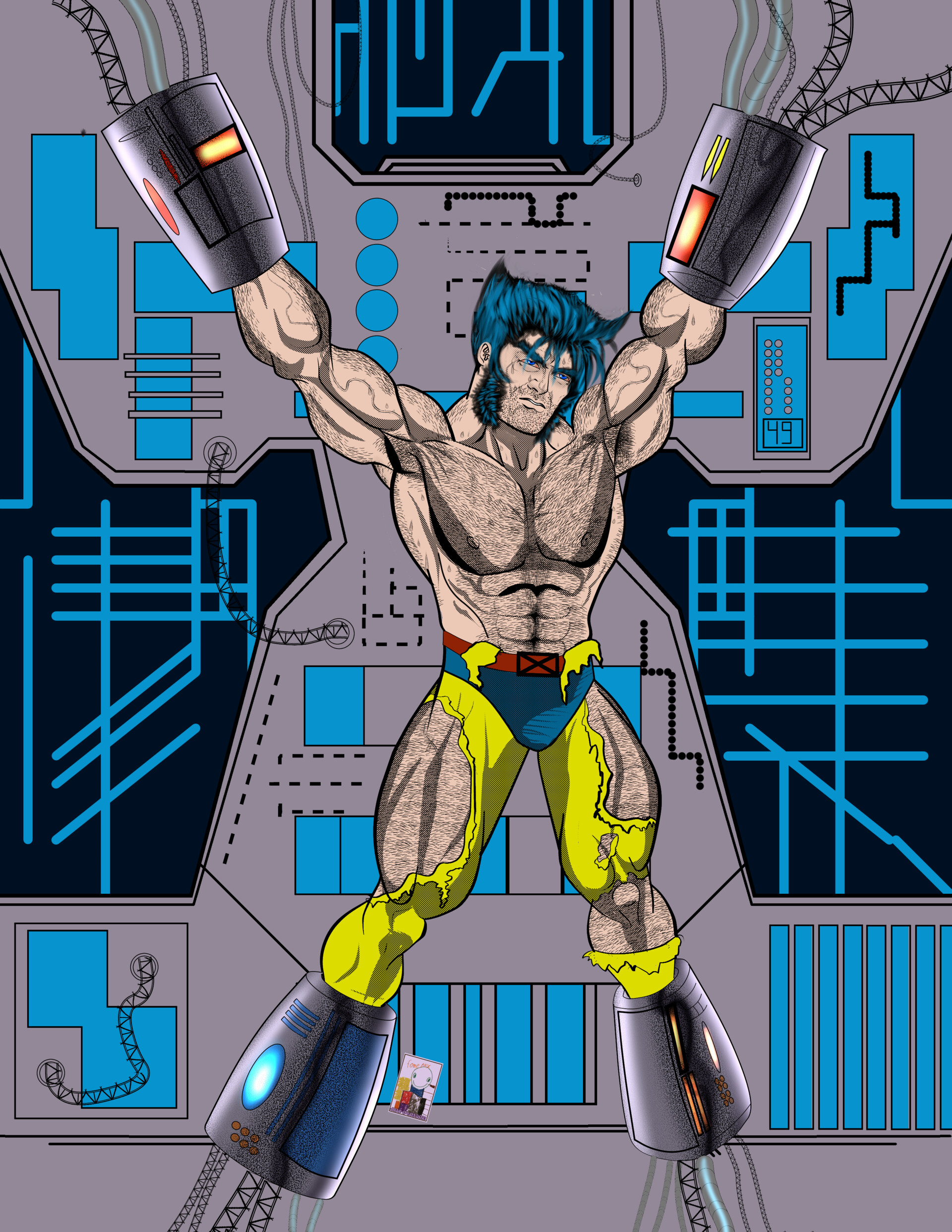ArtStation - Wolverine Trapped (from X-men #7 1993)