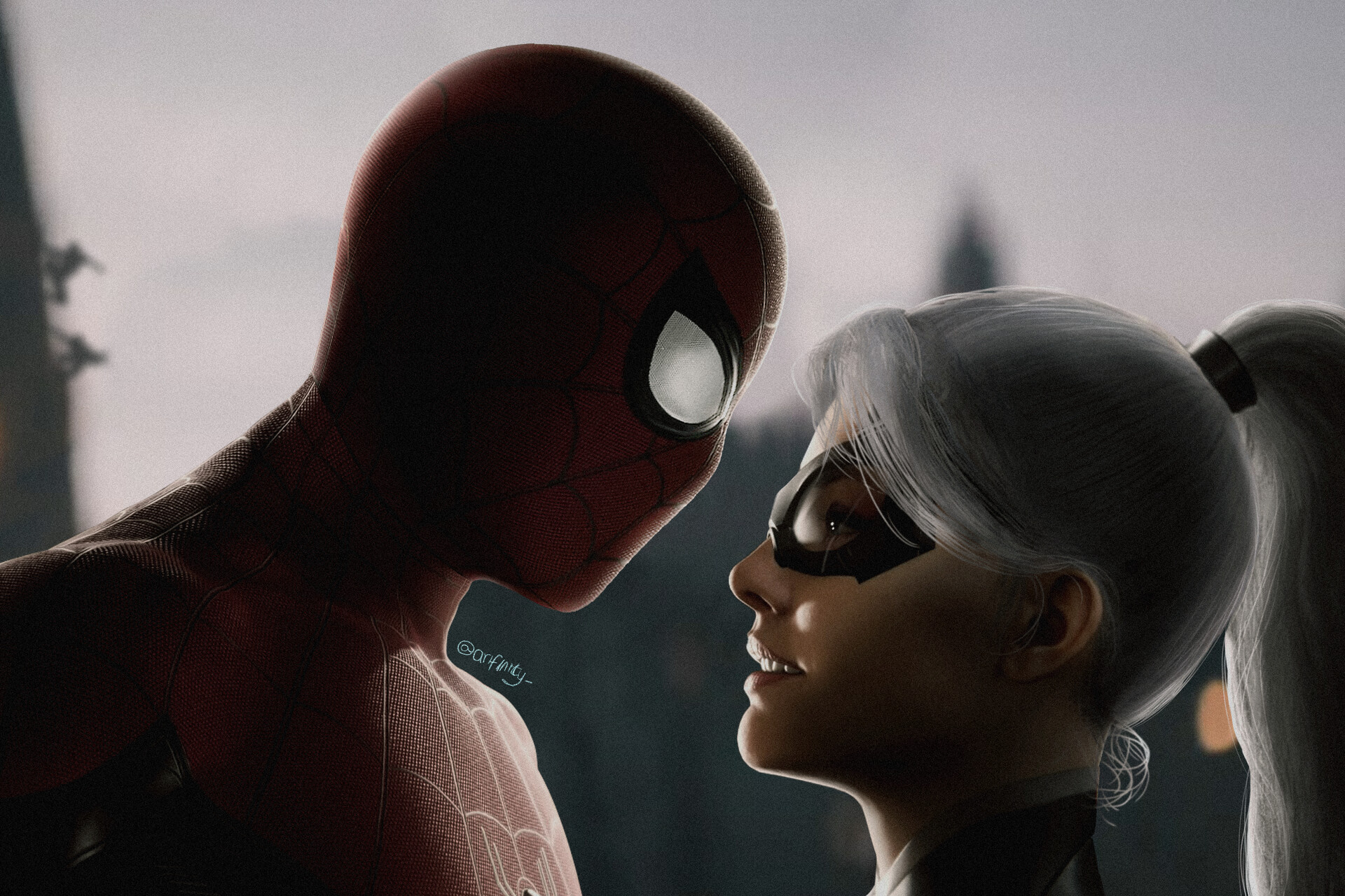 ArtStation - The Spider and The Cat