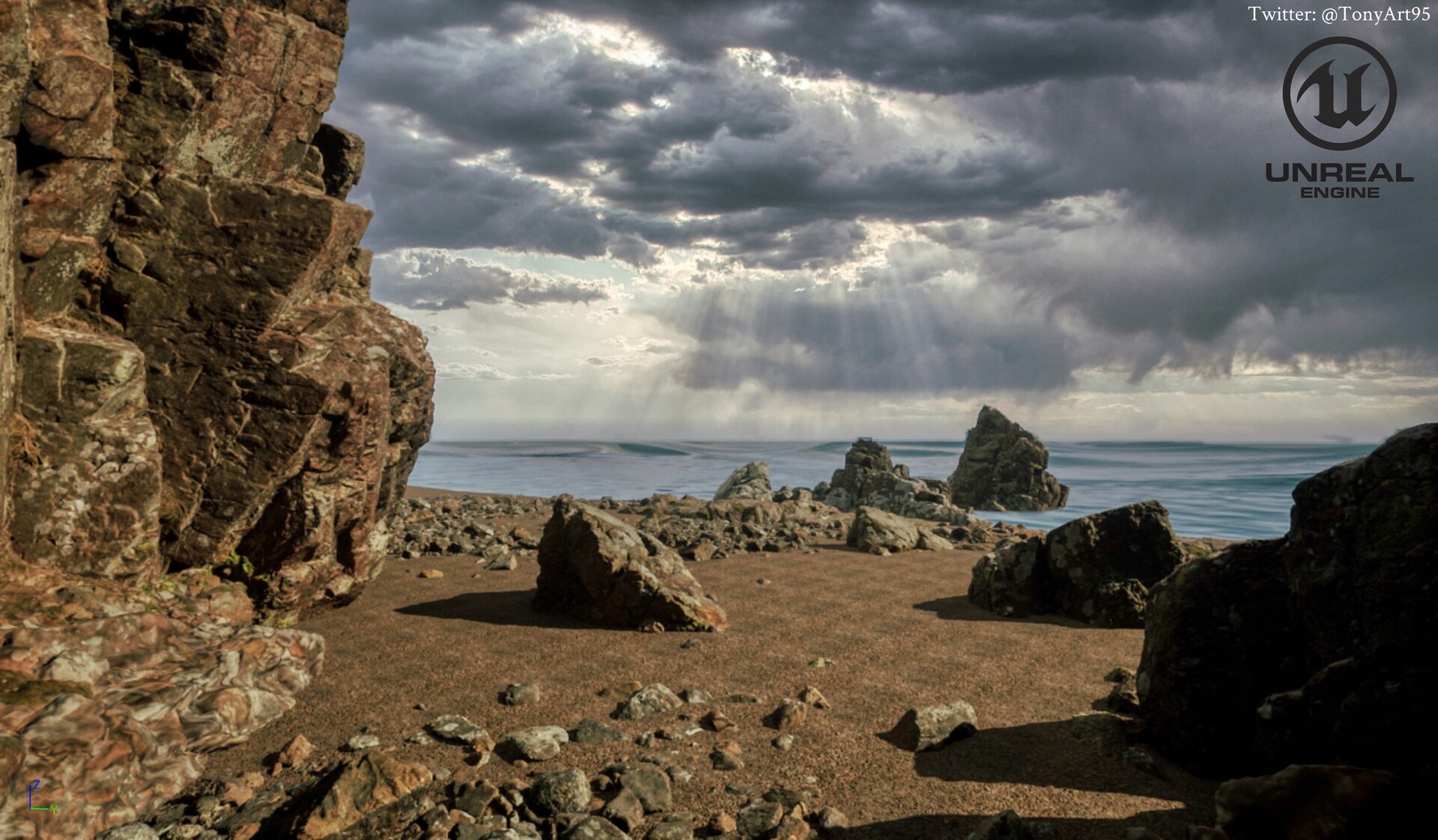 ArtStation - Nordic Beach