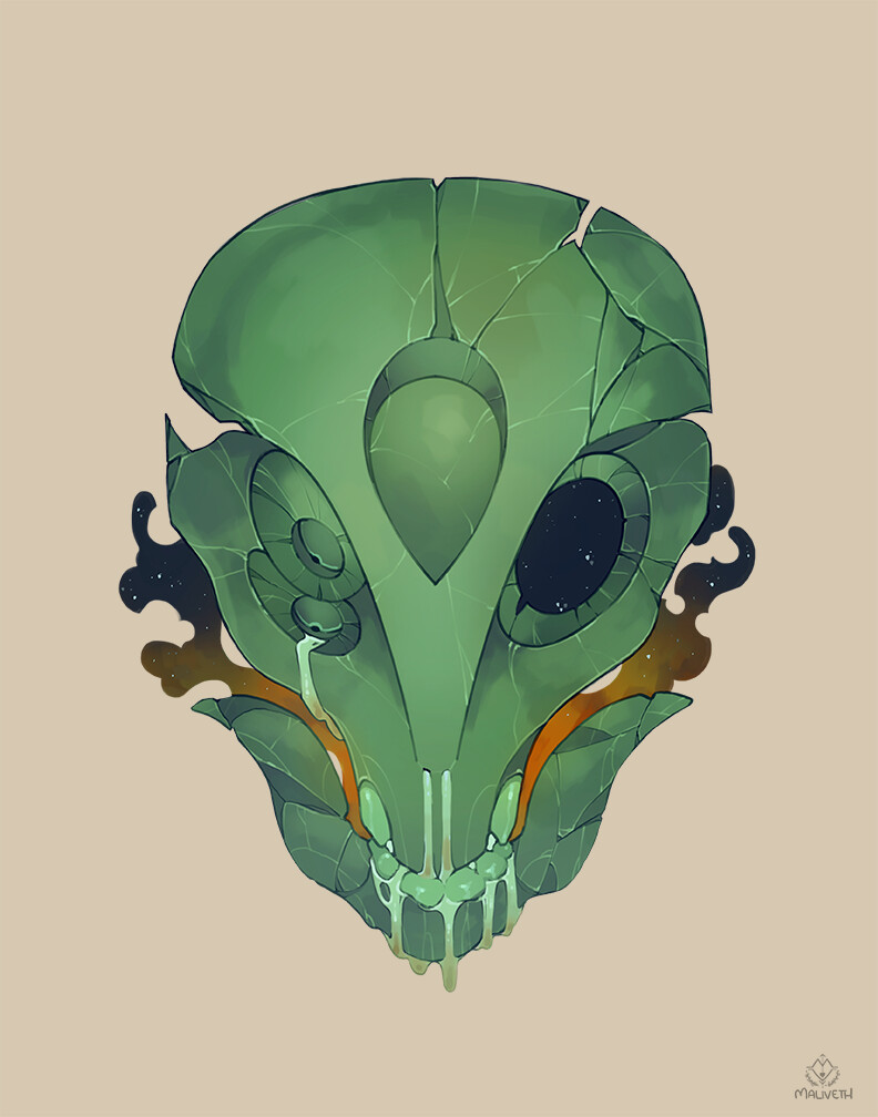 ArtStation - Strange Skull