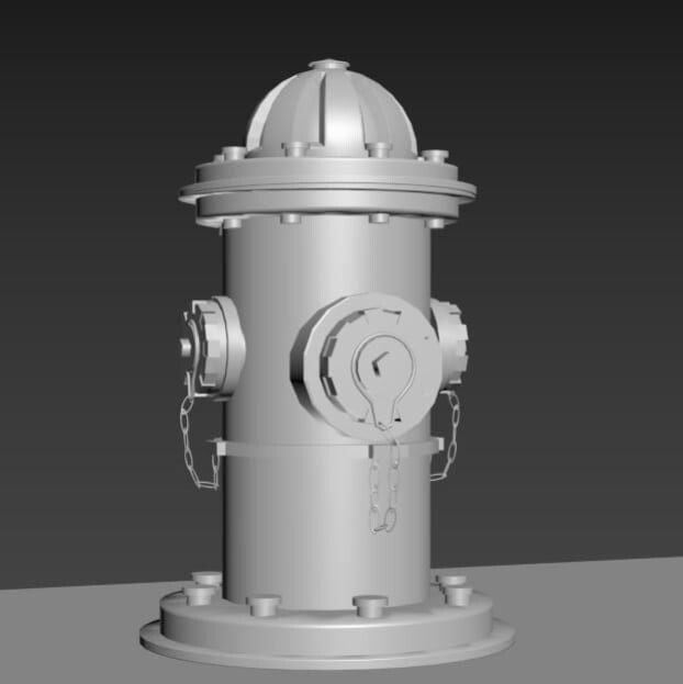ArtStation - Hydrant 3D model with Texturing. [Pashu.41 creators]
