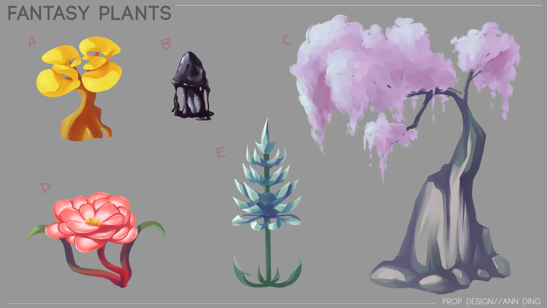 ArtStation - Fantasy Plants