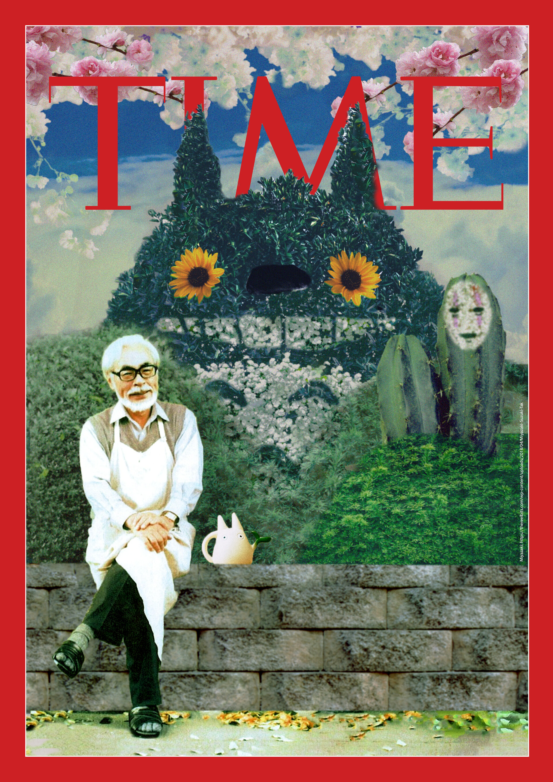 ArtStation - Hayao Miyazaki - TIME Magazine Cover
