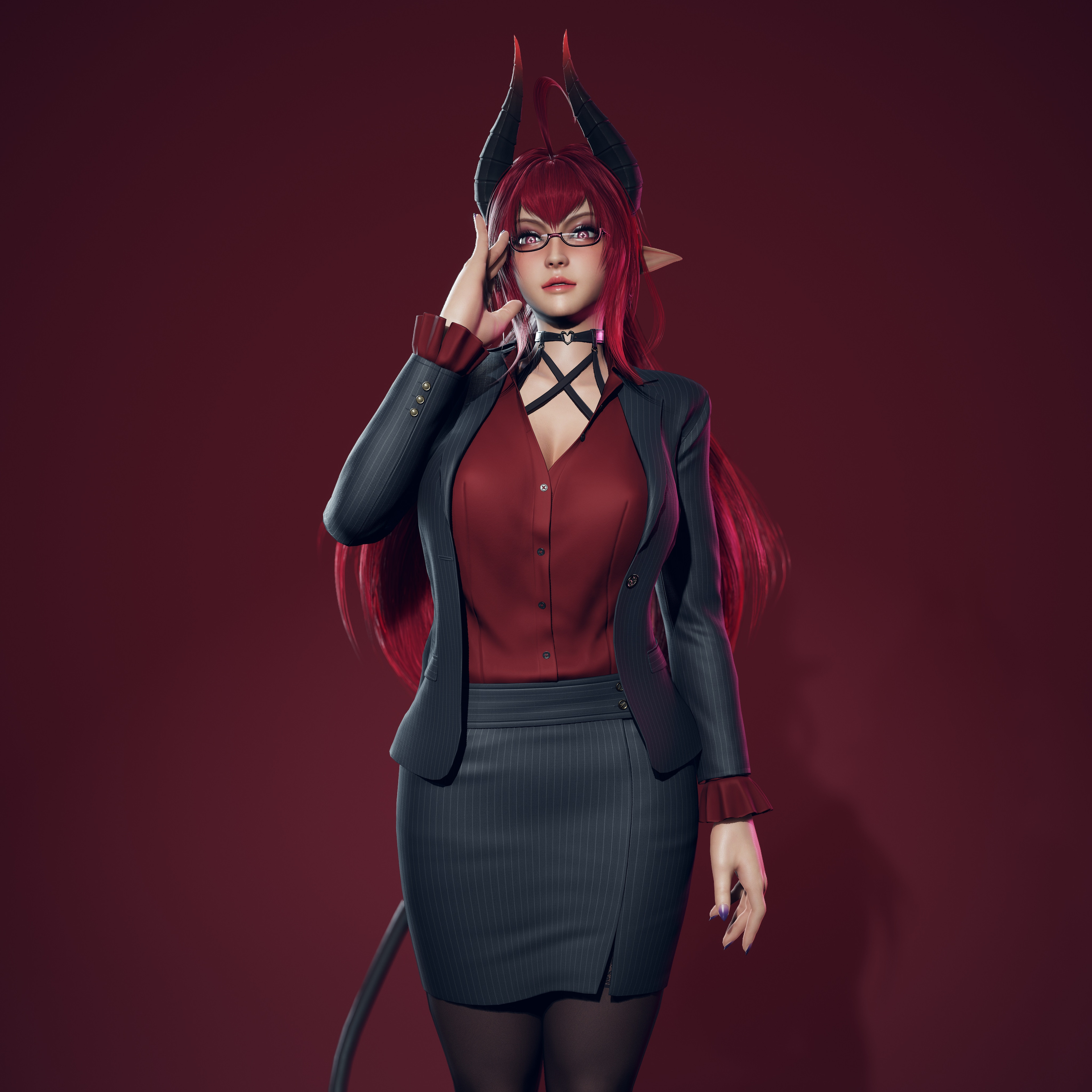 Ryan Reos - Daemon Girl - Business Suit