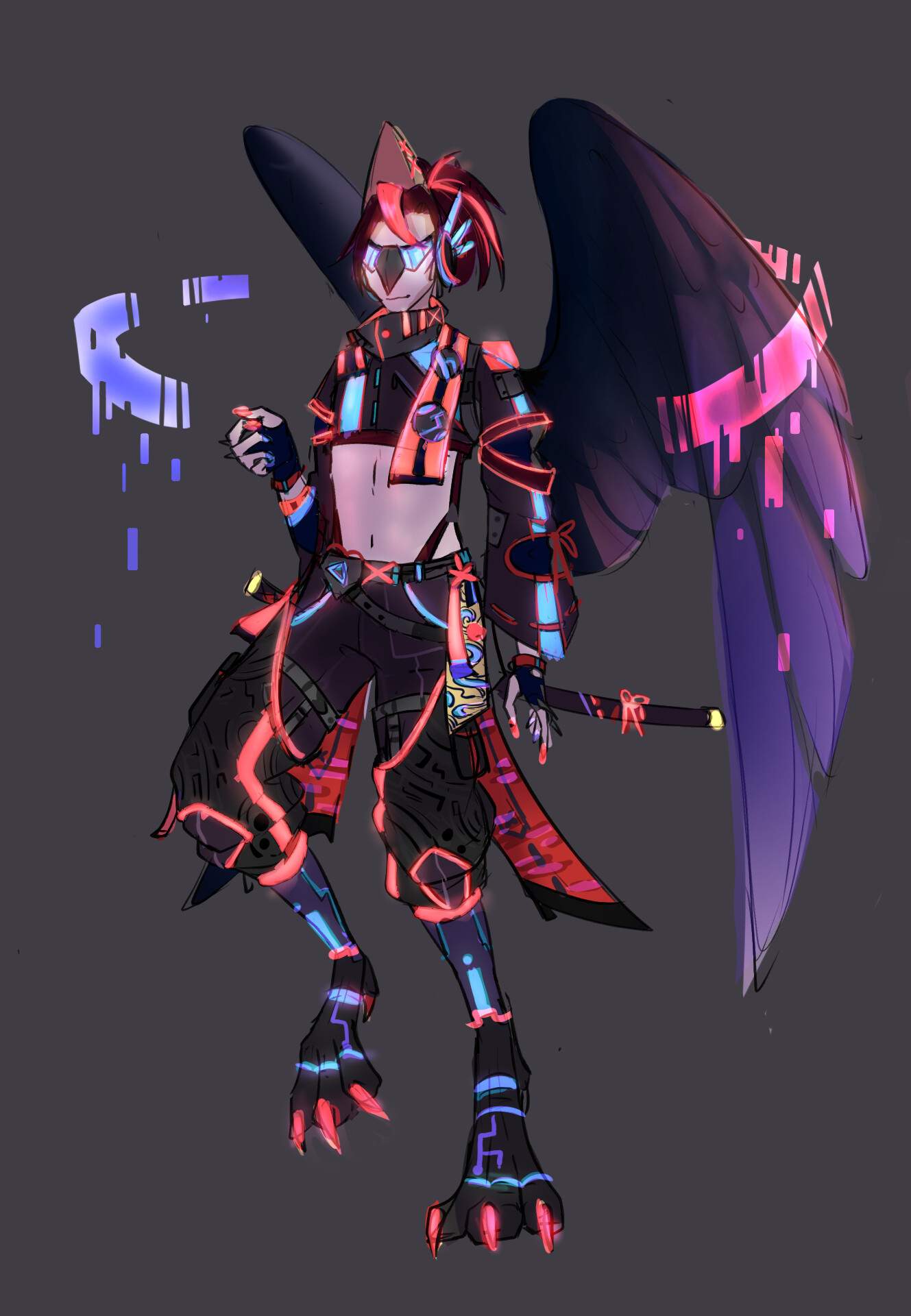 ArtStation - Tengu,Ten (Character)