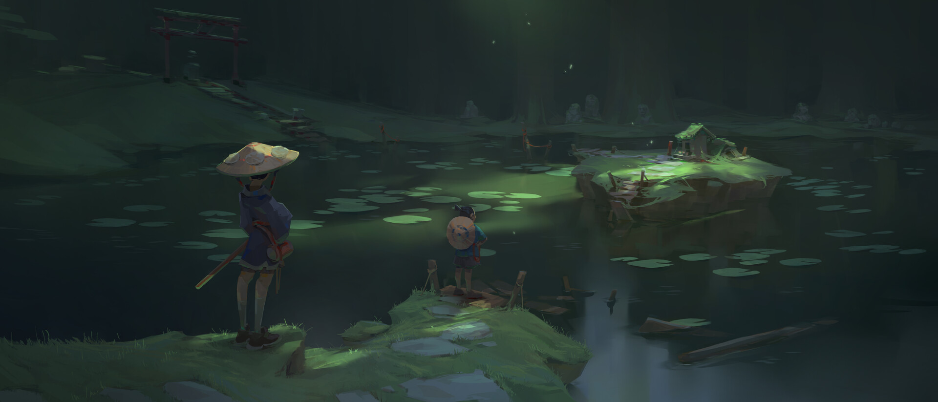 ArtStation - Mysterious Lake