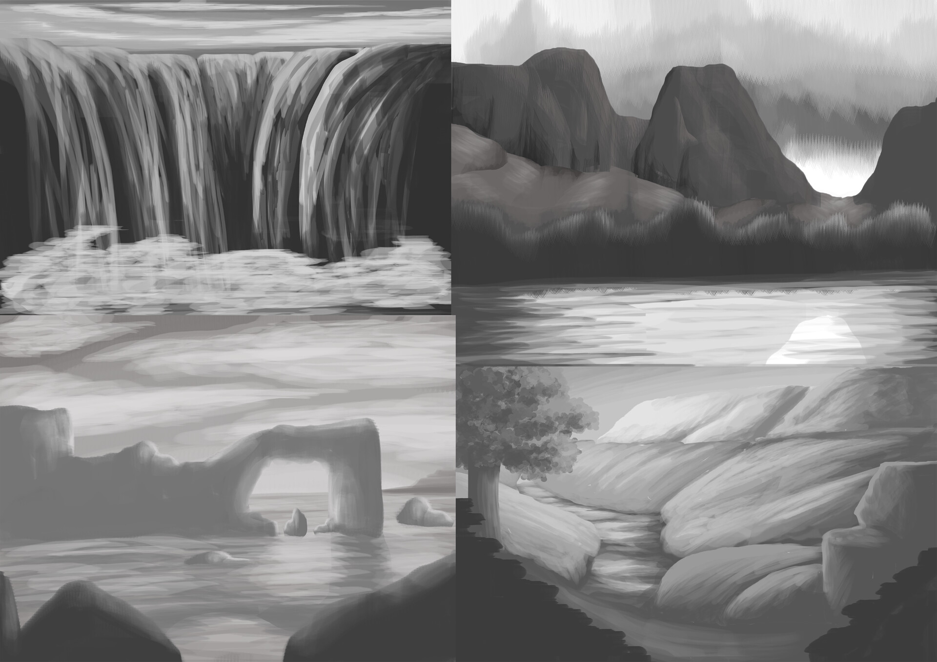 ArtStation - landscape concepts compilation