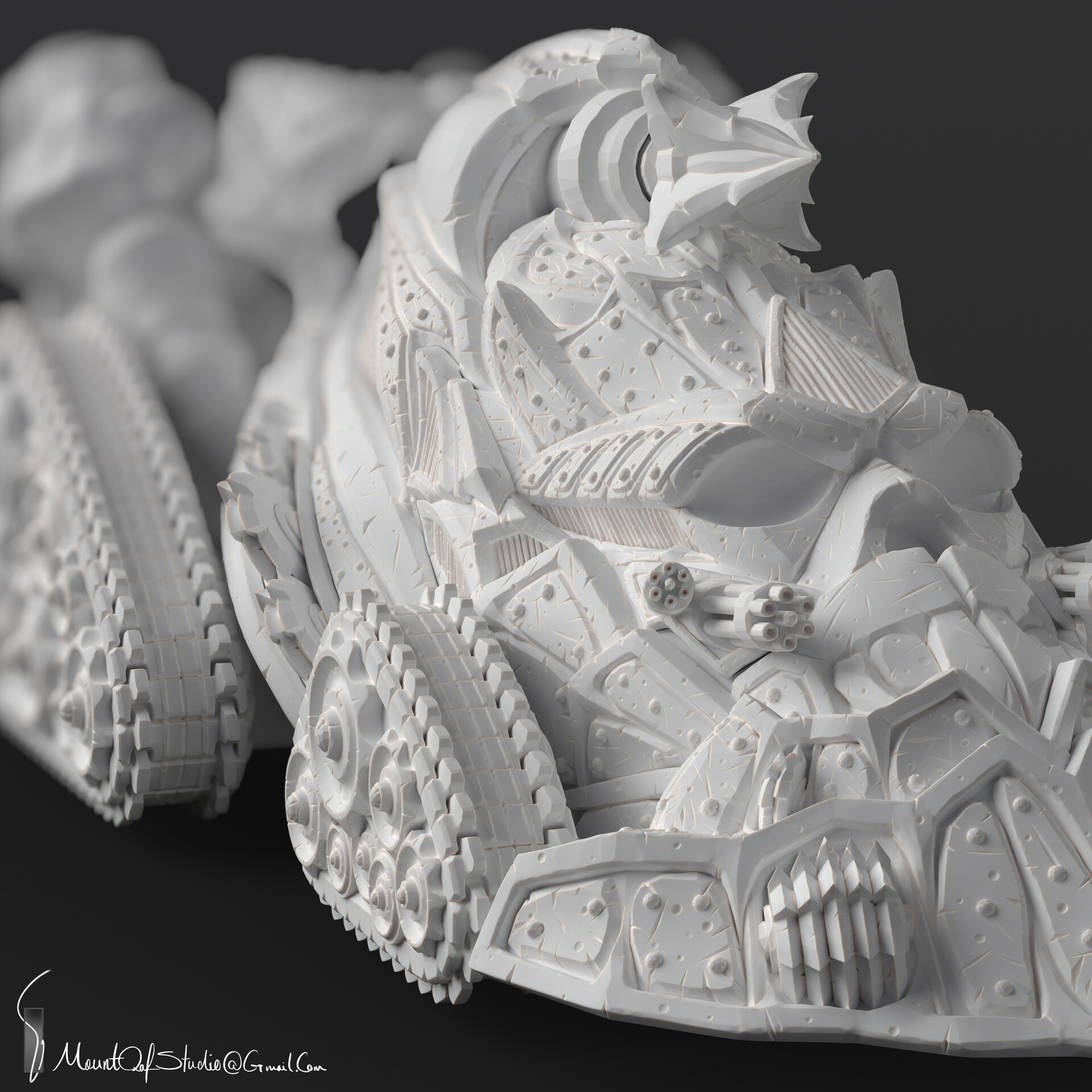 ArtStation - The Fiendish Battle Engine