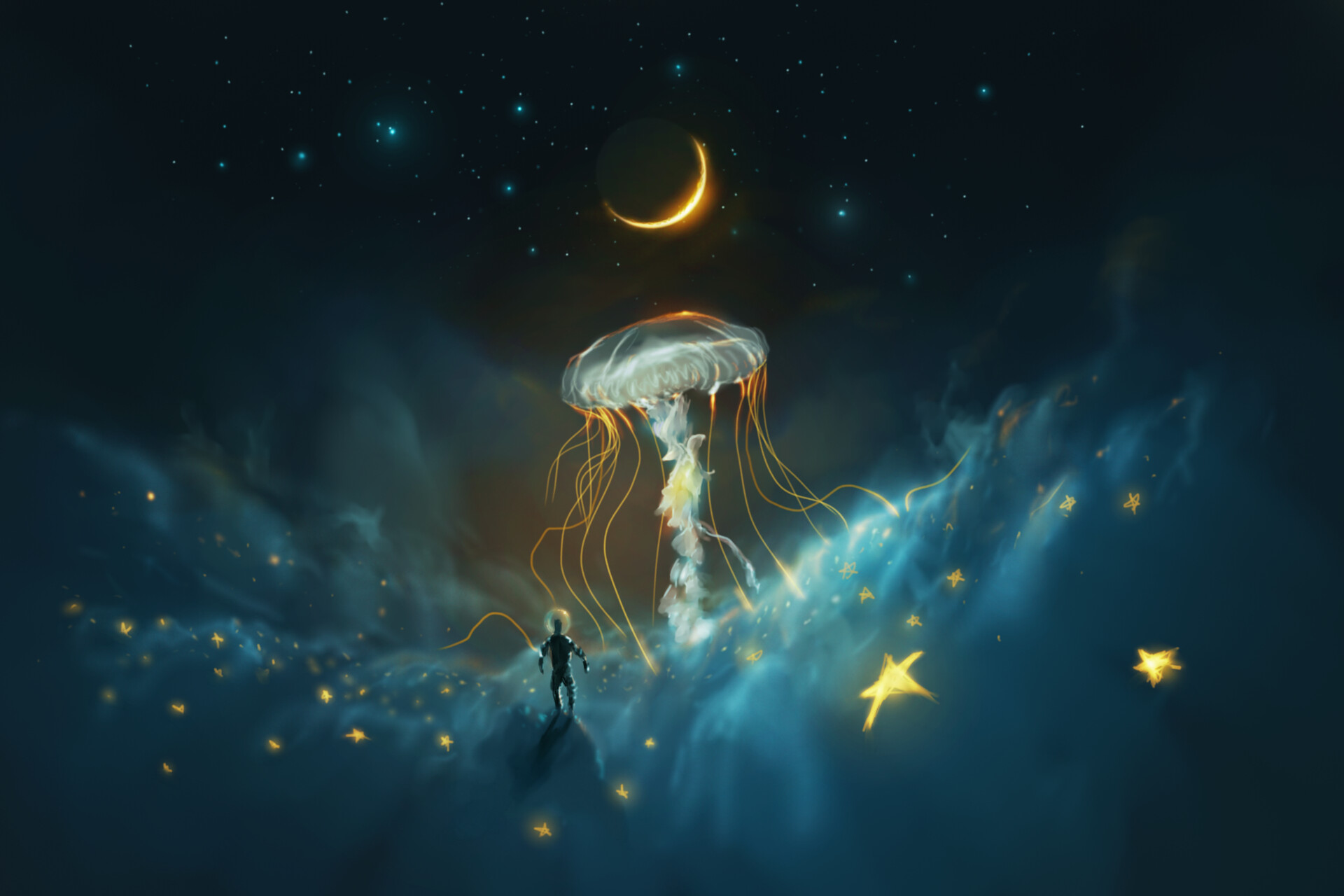 Introvert Space Traveler by Ahmad Alromeadheen : r/ImaginaryAstronauts