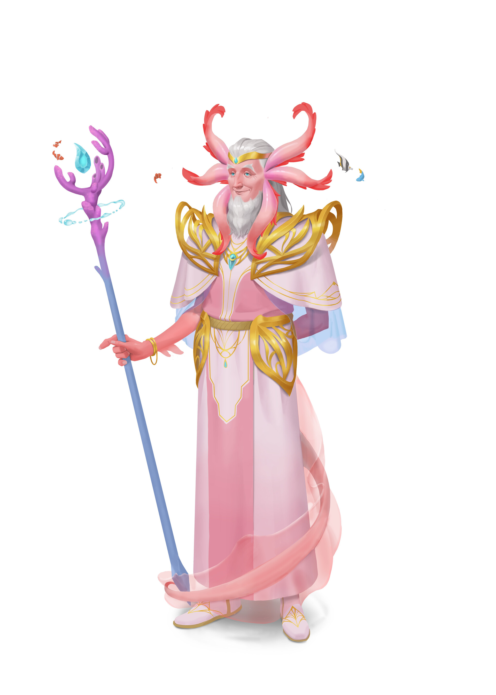 ArtStation - Axolotl king