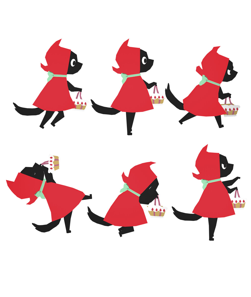 ArtStation - Red riding wolf