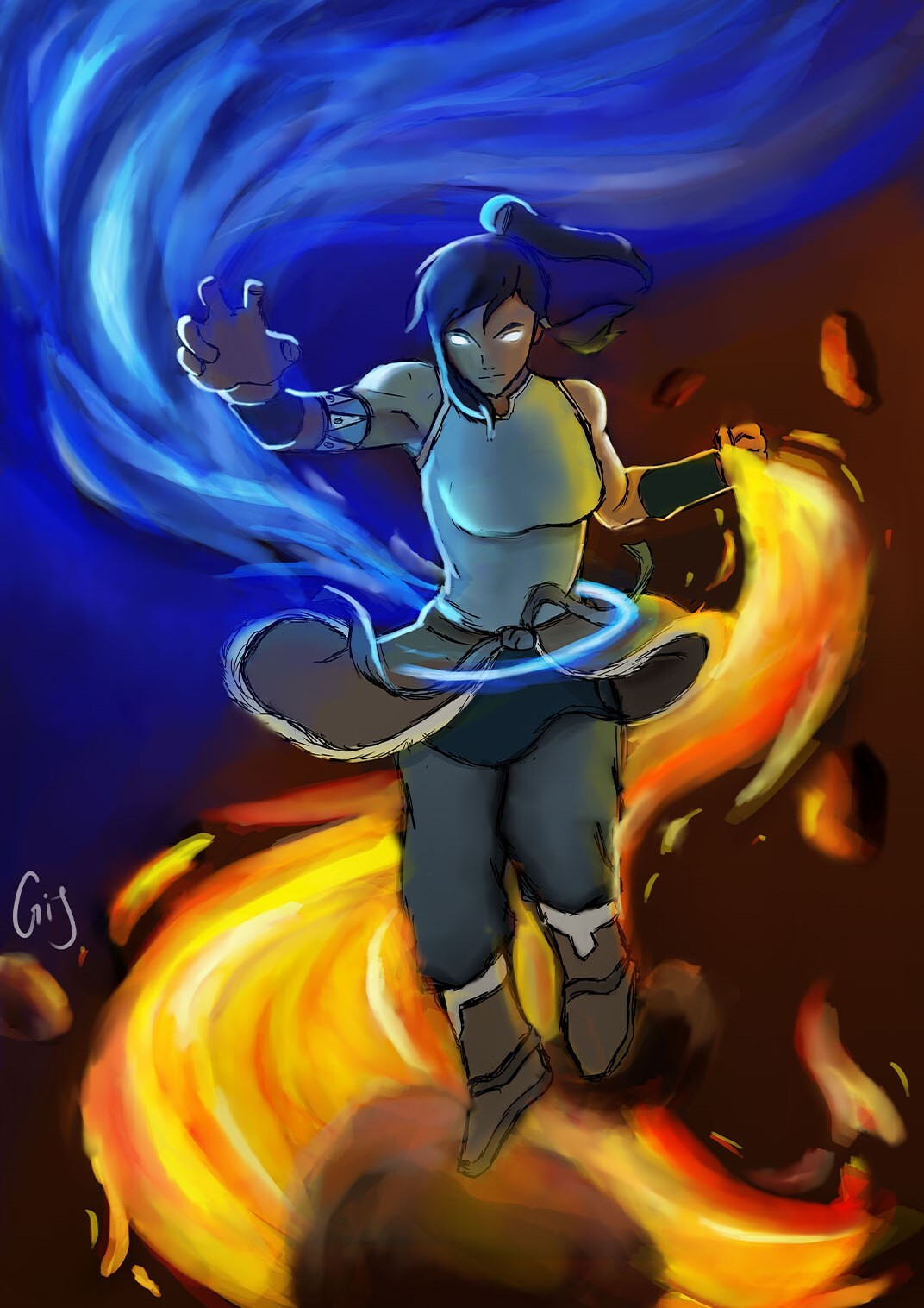 ArtStation - Korra Fan Art