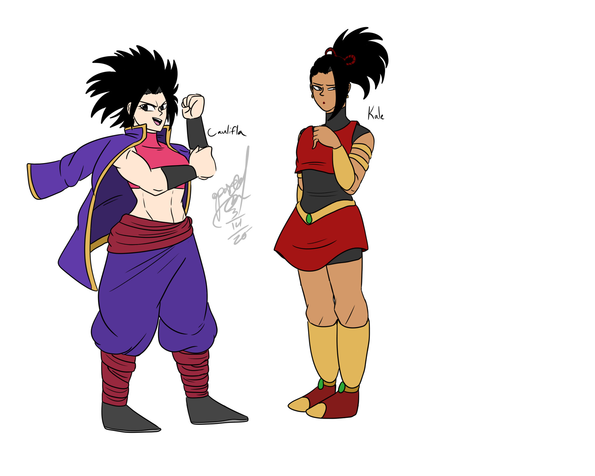 Peri Mye - DBZ Character Redesigns for Fun