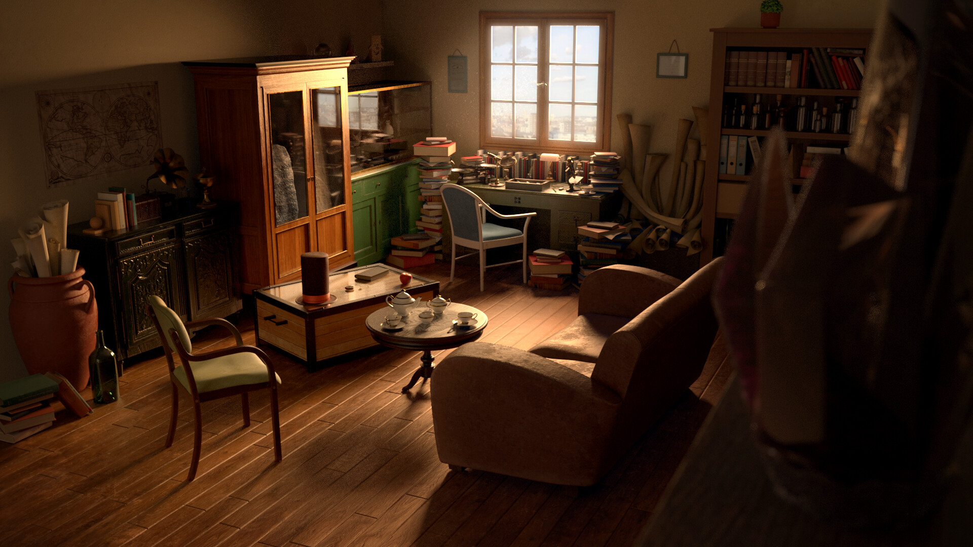 ArtStation - Professor Layton's Office