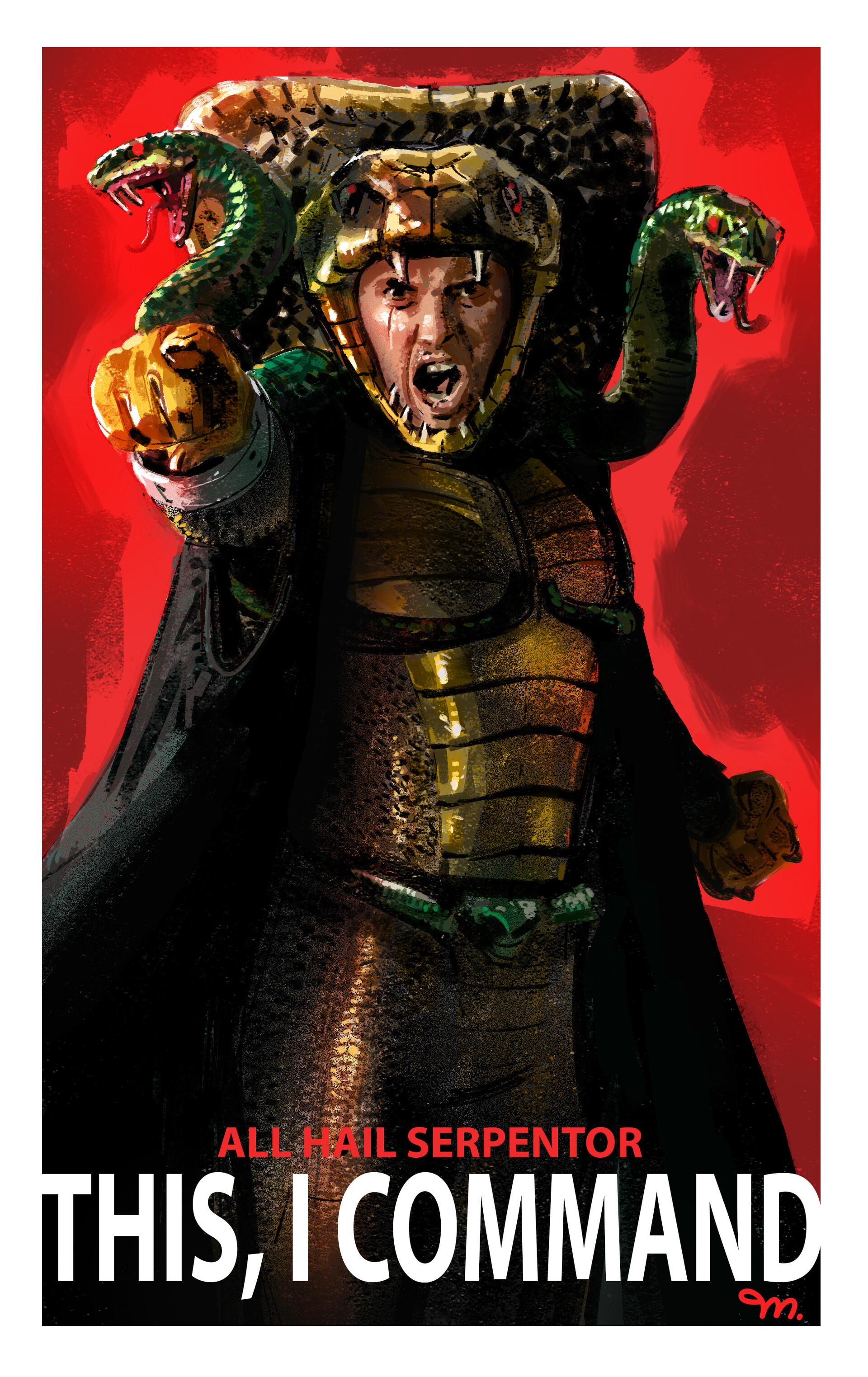 ArtStation - All Hail Serpentor