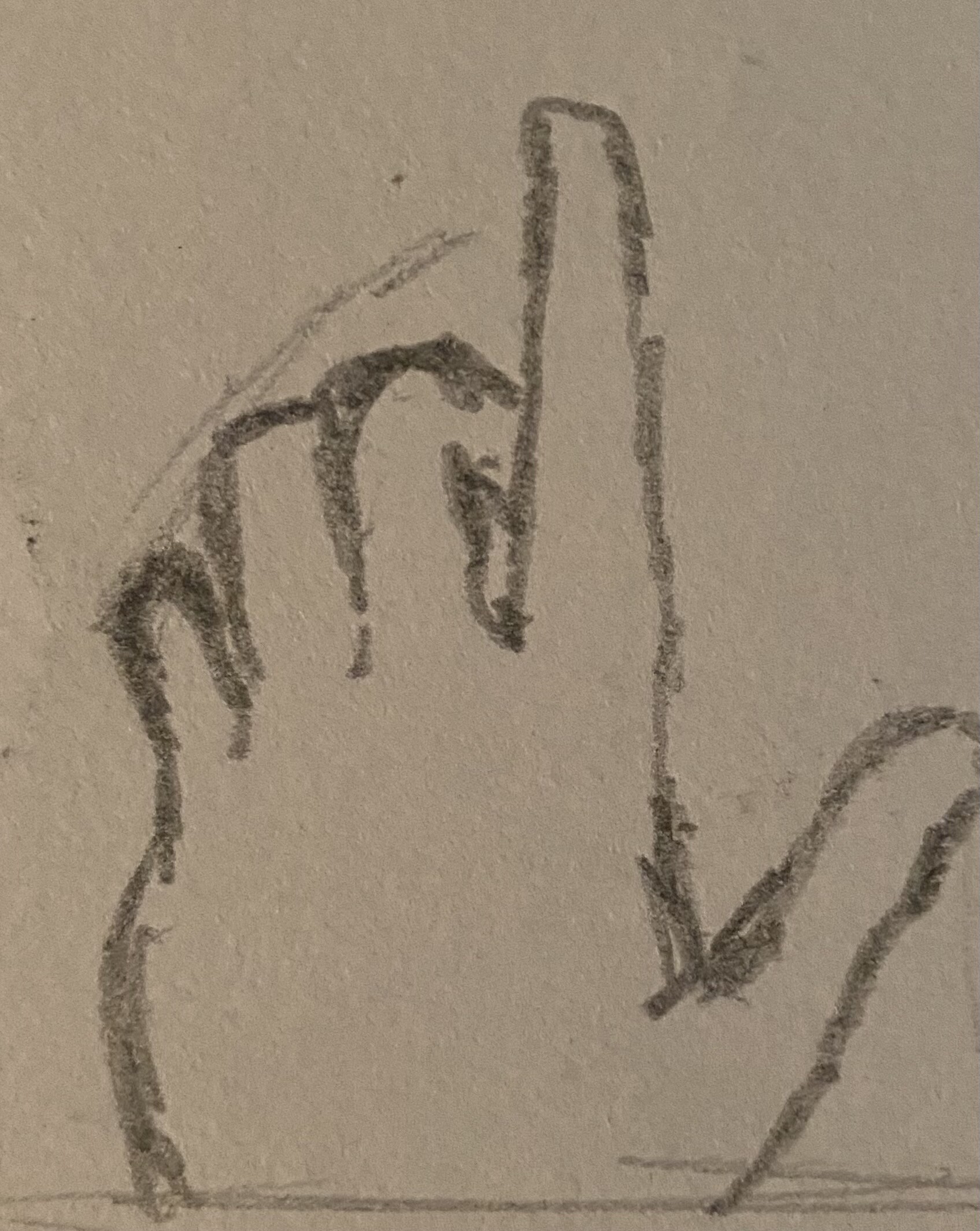 ArtStation - Posed quick hand sketch