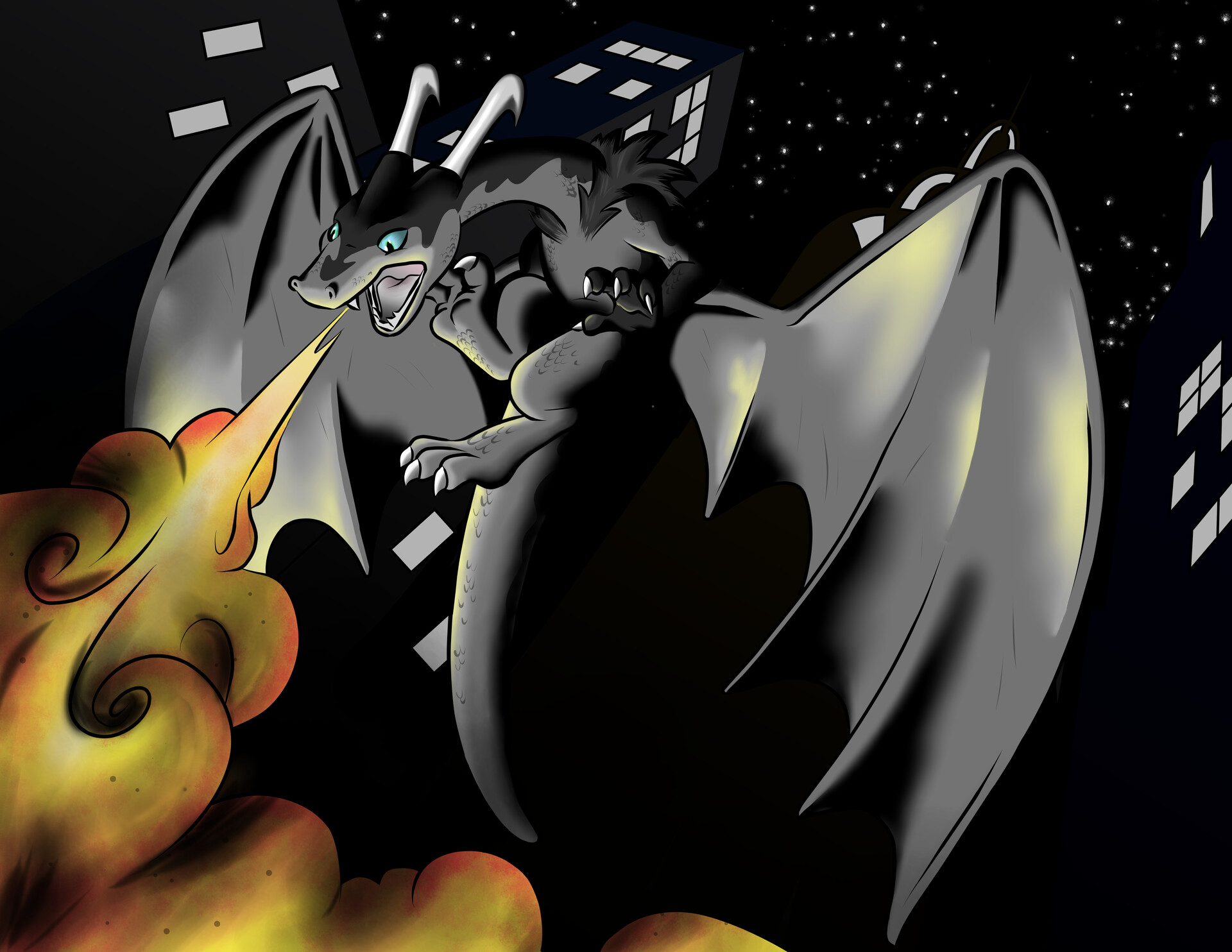 ArtStation - Dragon of the Night (Print)