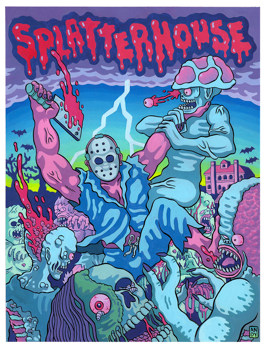 ArtStation - Splatterhouse Commission