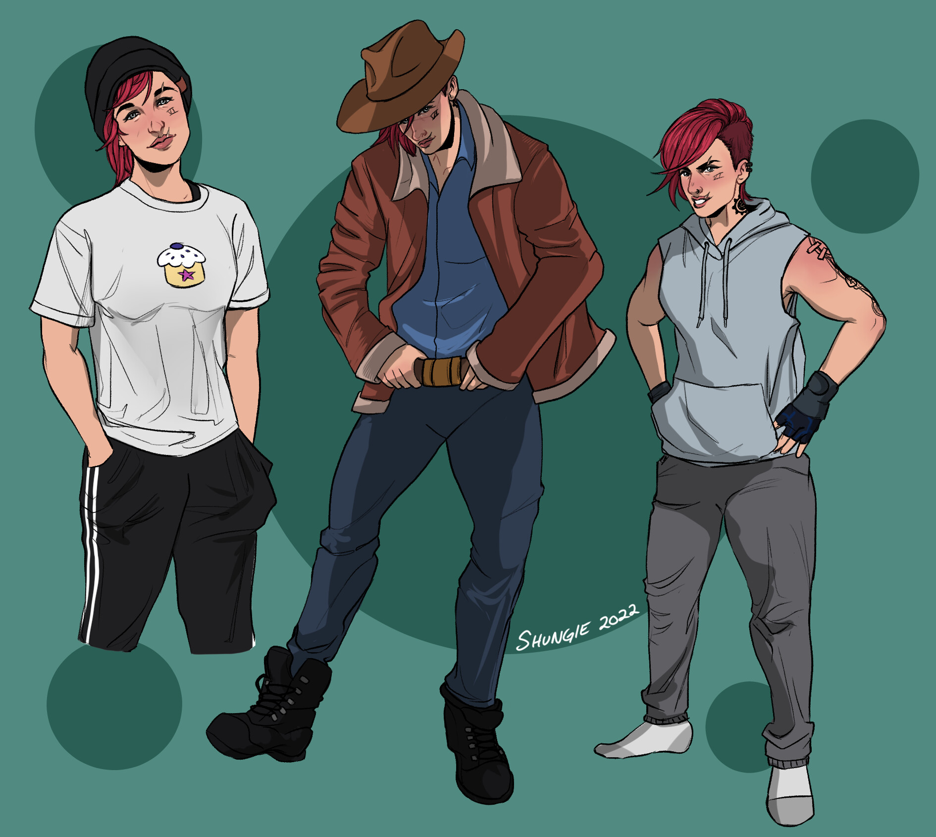 ArtStation - Arcane - Vi outfits