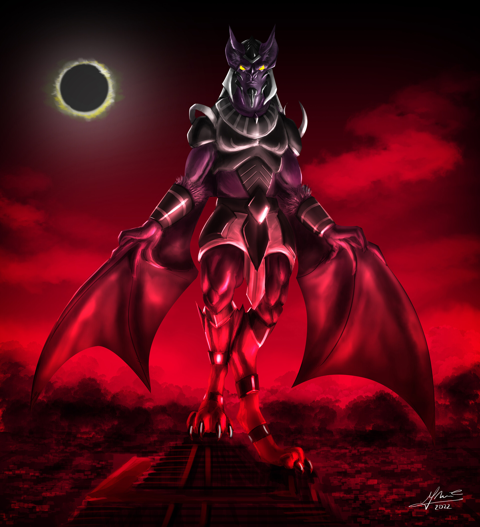ArtStation - Bat-God