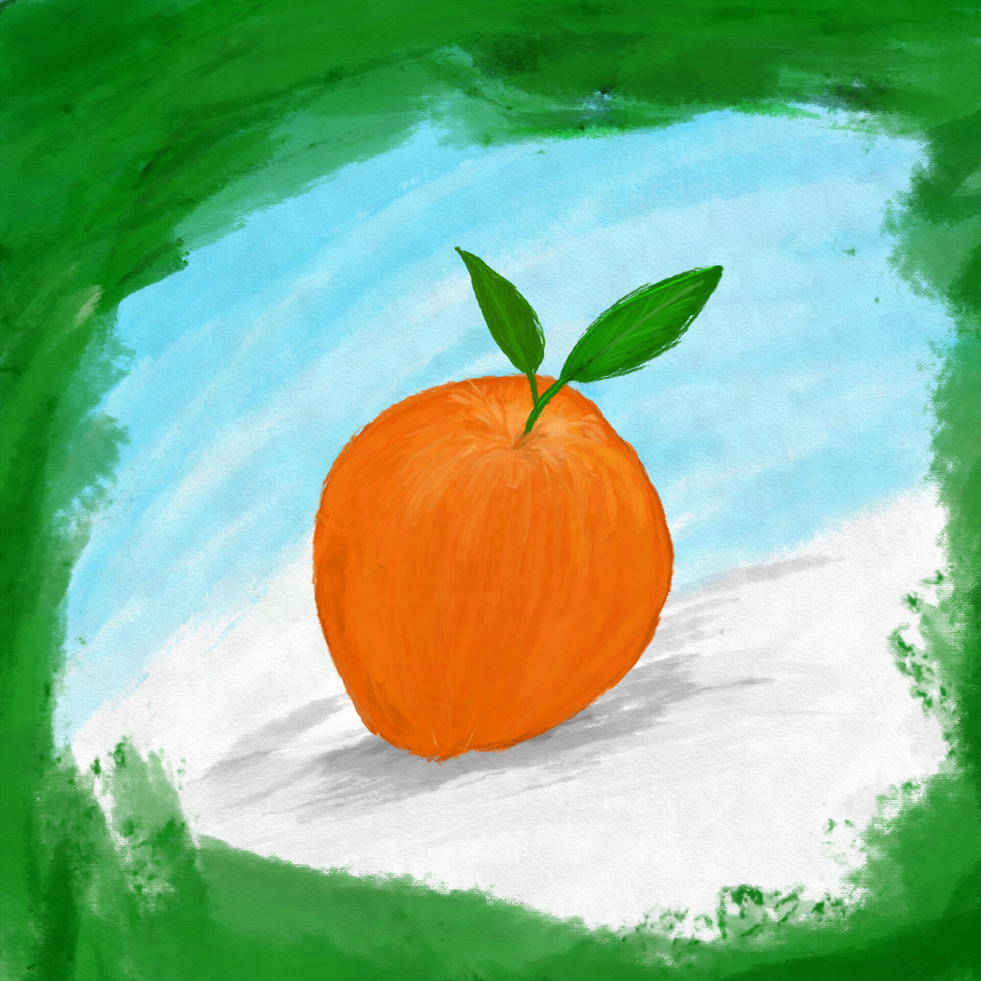 ArtStation - Orange Oil Paint