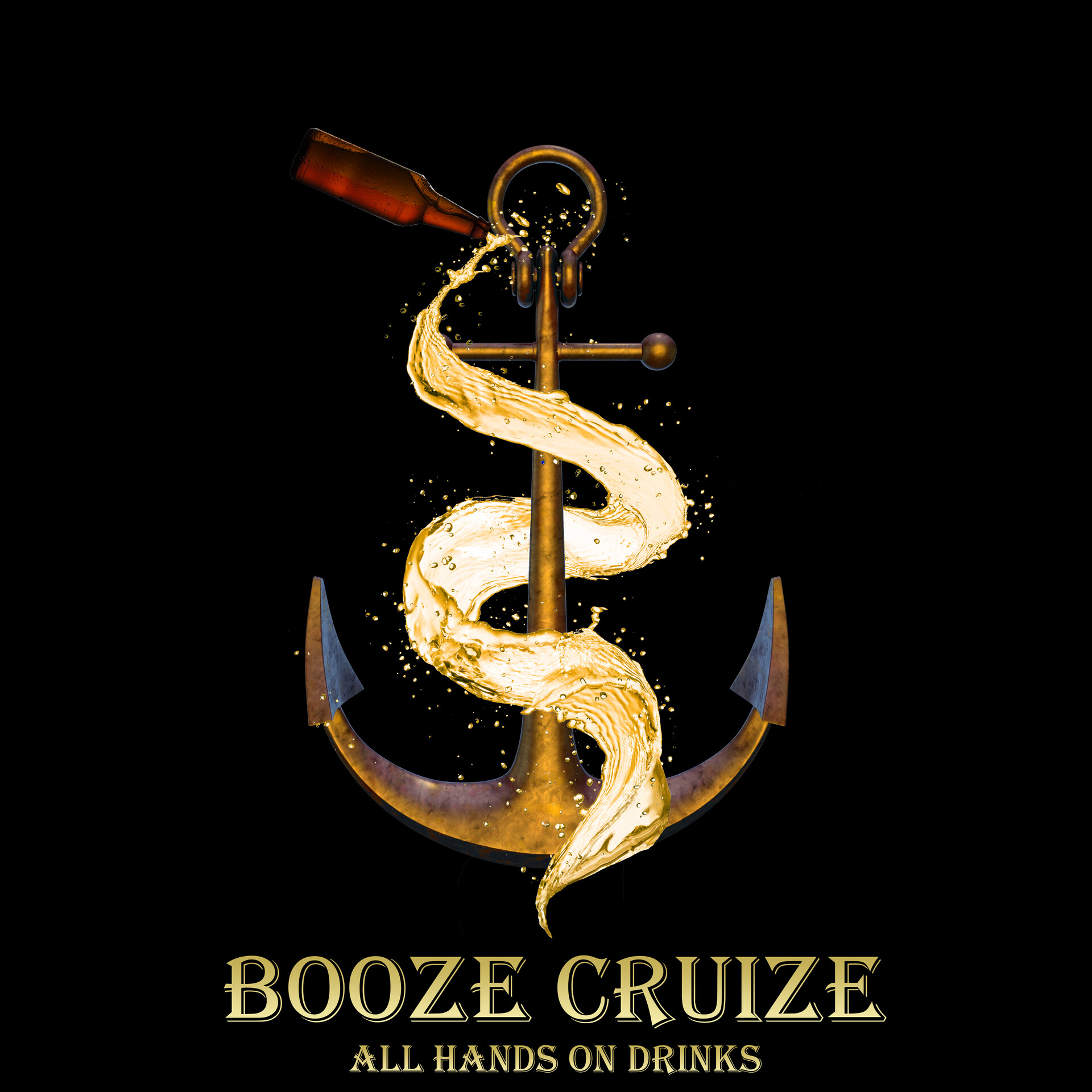 ArtStation - Freelance Project: Booze Cruize Logo