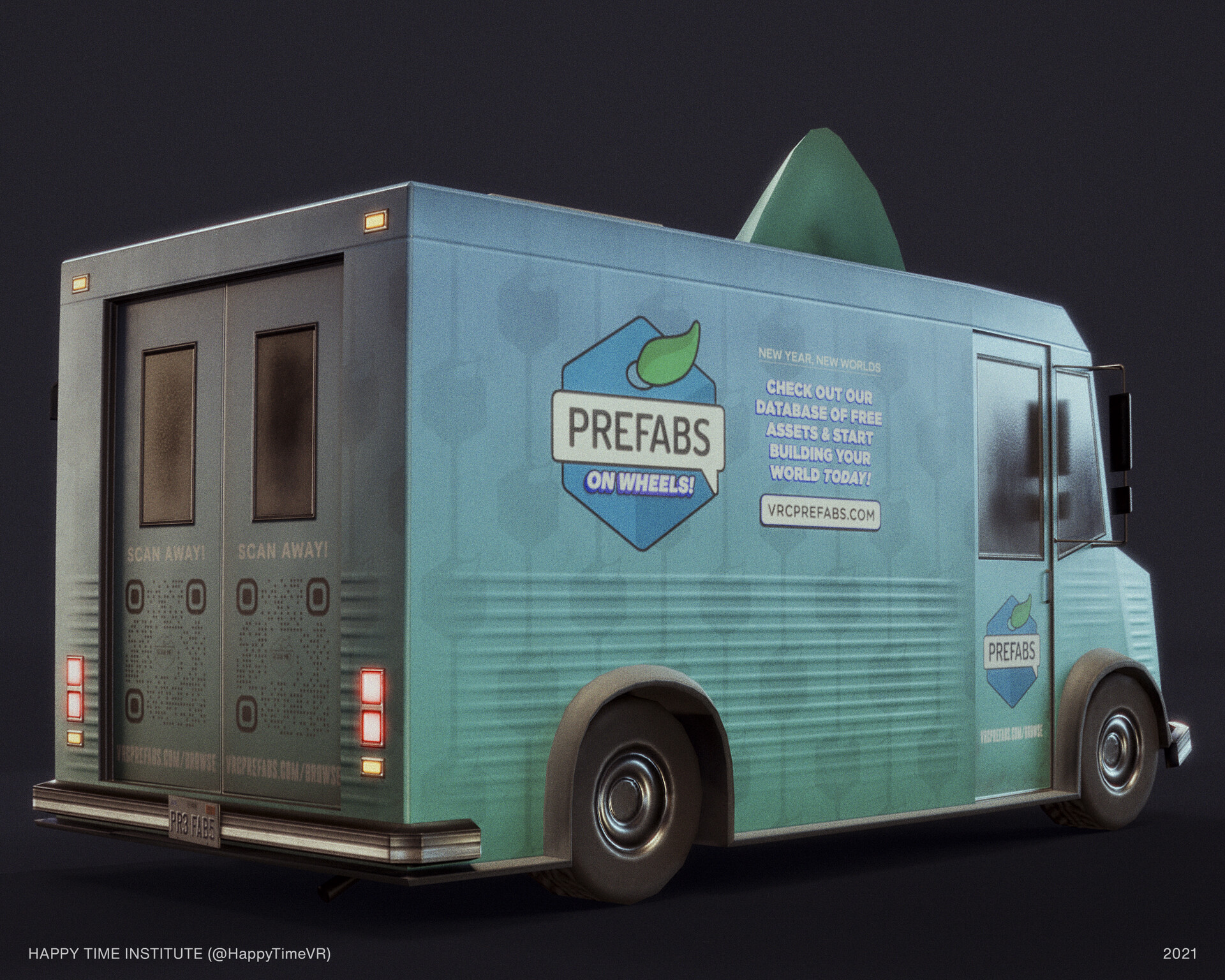Morgan Furtado - VRChat NYE 2022 - VRC Prefabs Low-Poly Food Truck