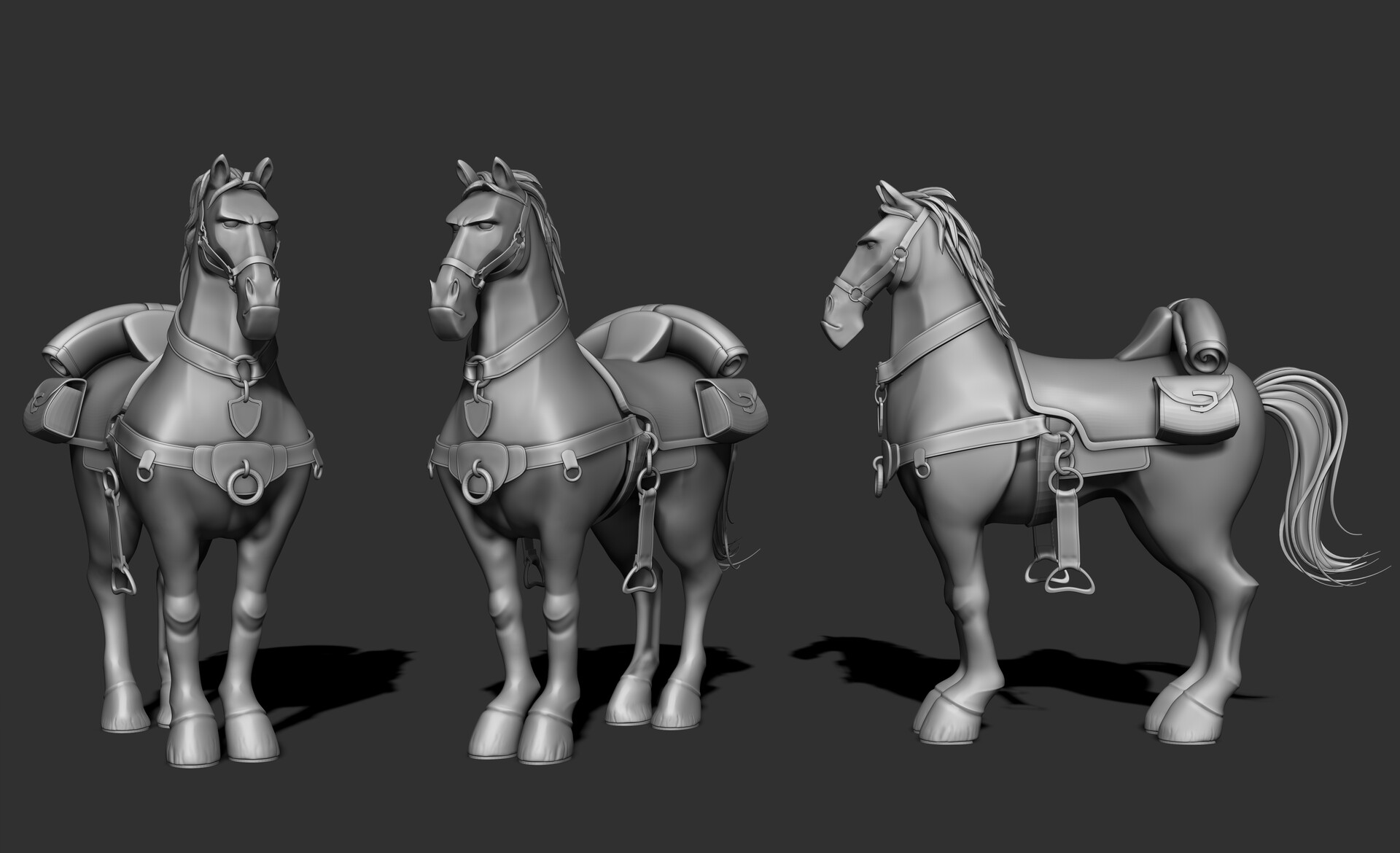 horse animation reference