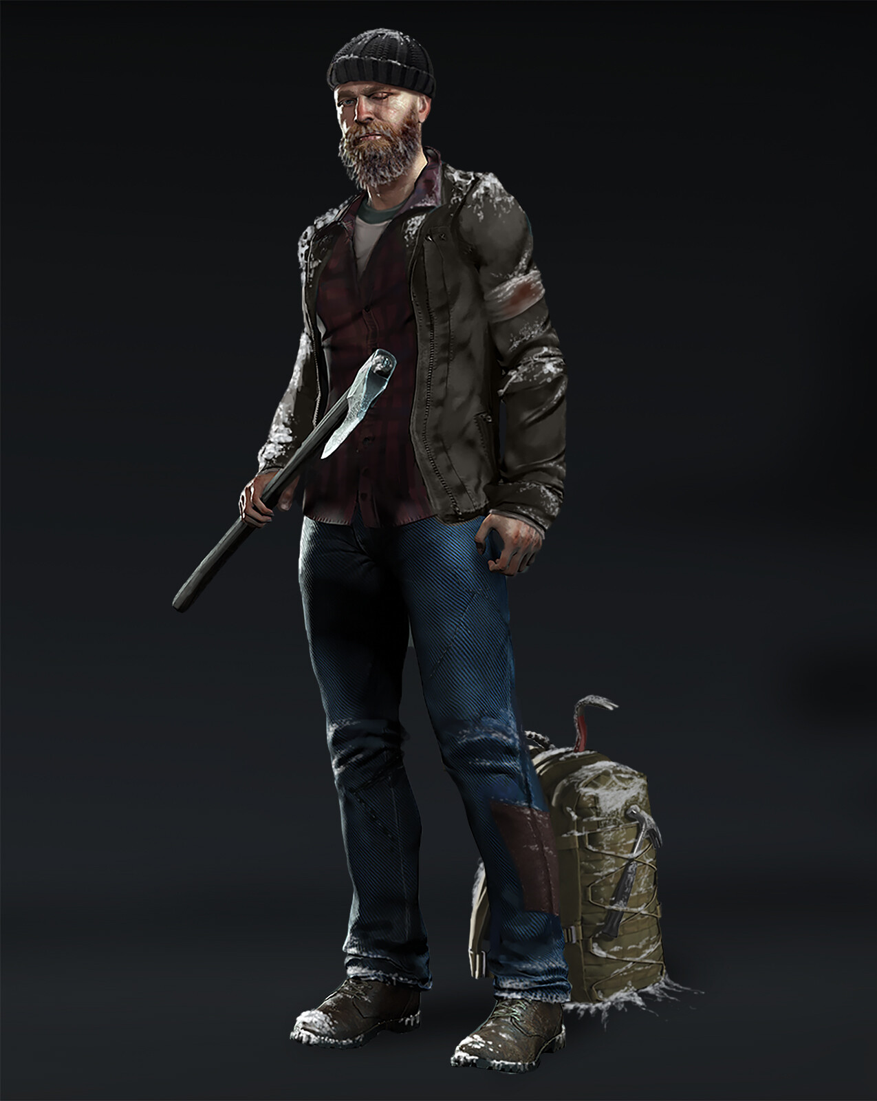 ArtStation - postapo lumberjack Guy