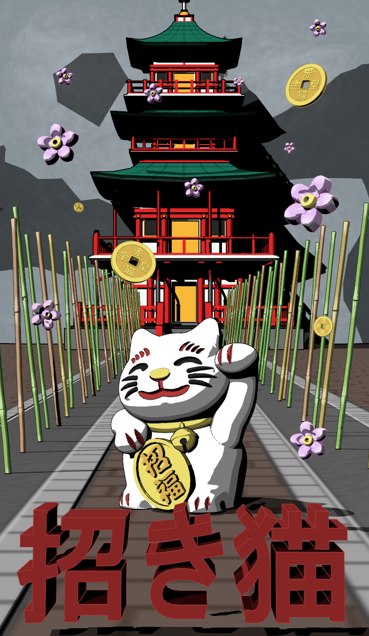 ArtStation - Fortune Cat