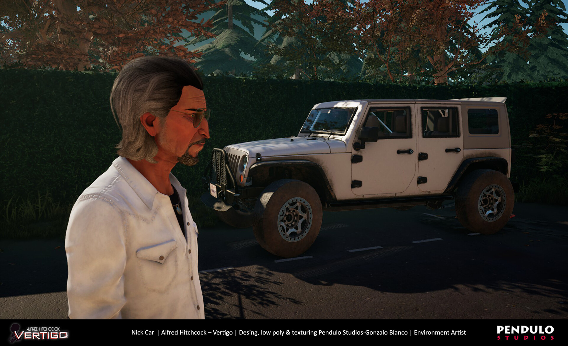 Gonzalo Blanco 3D Artist - Alfred Hitchcock - Vertigo | Nick Car