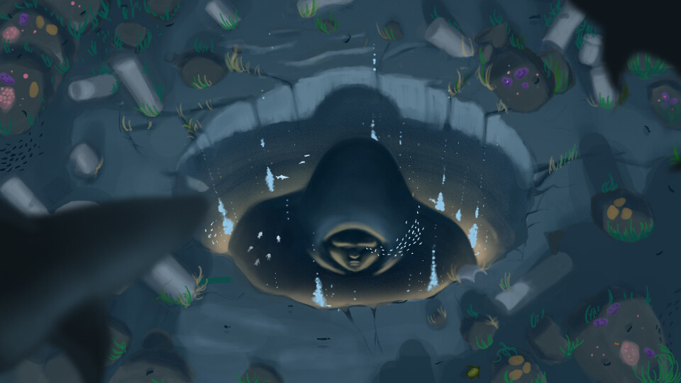 ArtStation - Underwater artifact