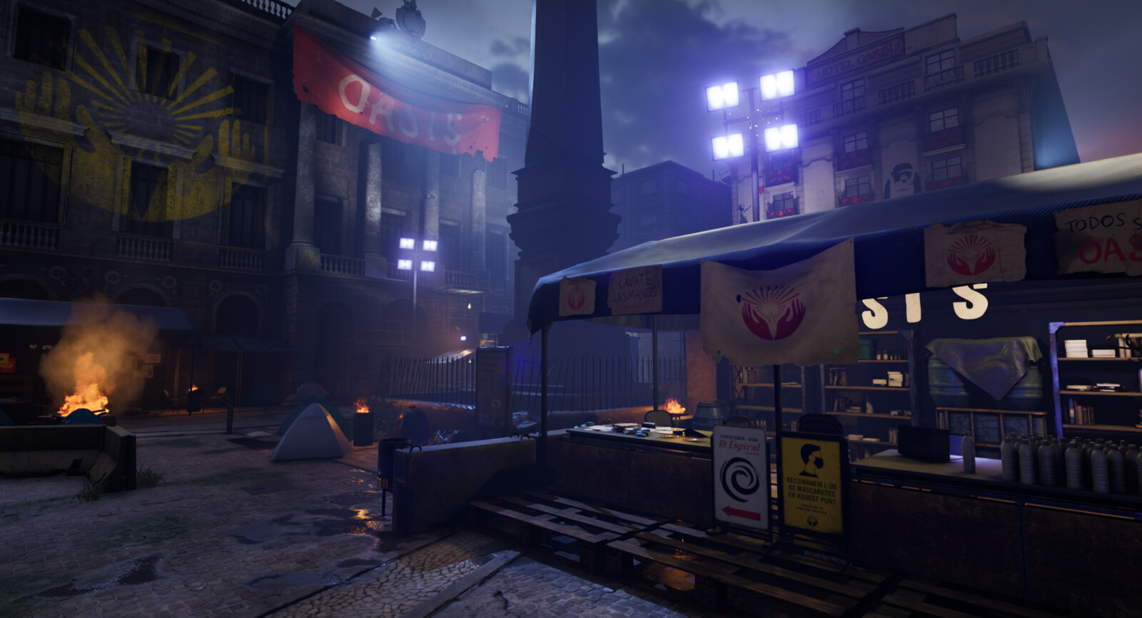 Adrià López - Post-Apocalyptic Camp - Oasis