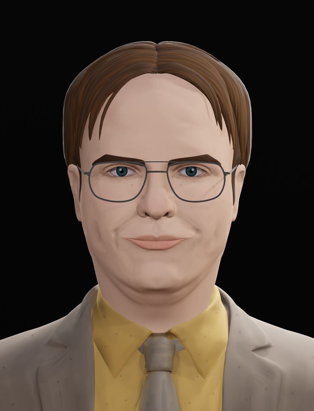 ArtStation - dwight schrute - the office