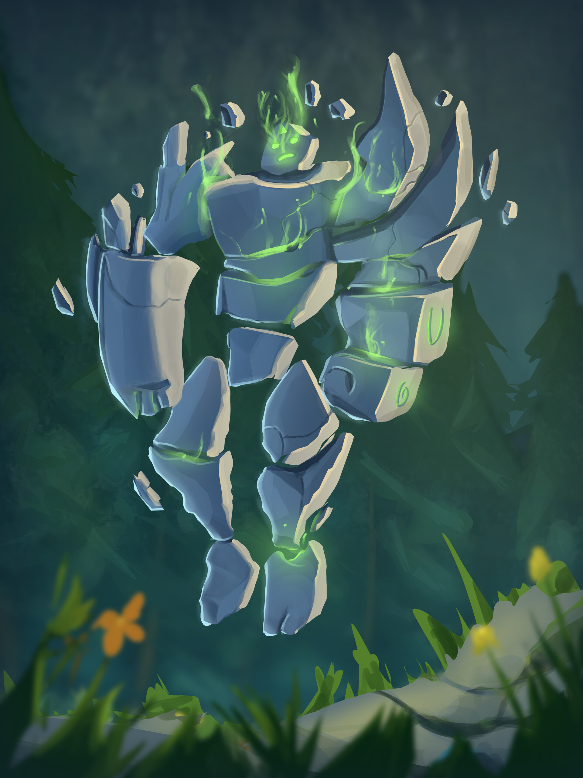 ArtStation - Stone Golem