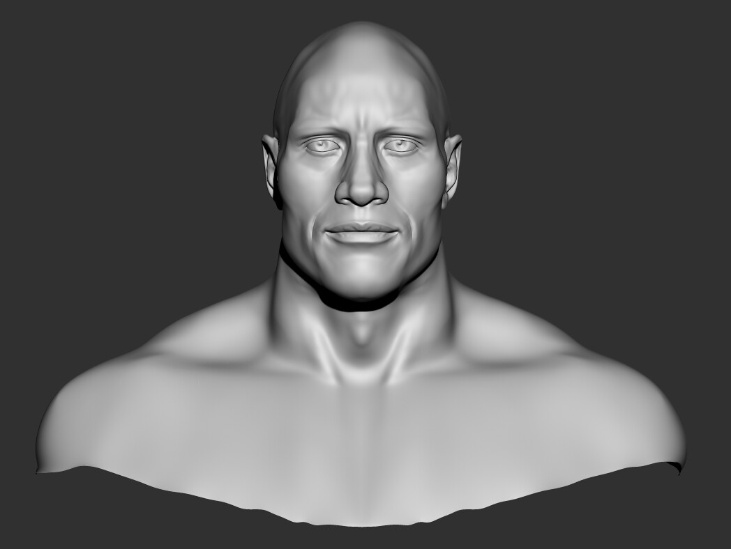 ArtStation - Dwayne Johnson [ the rock ]