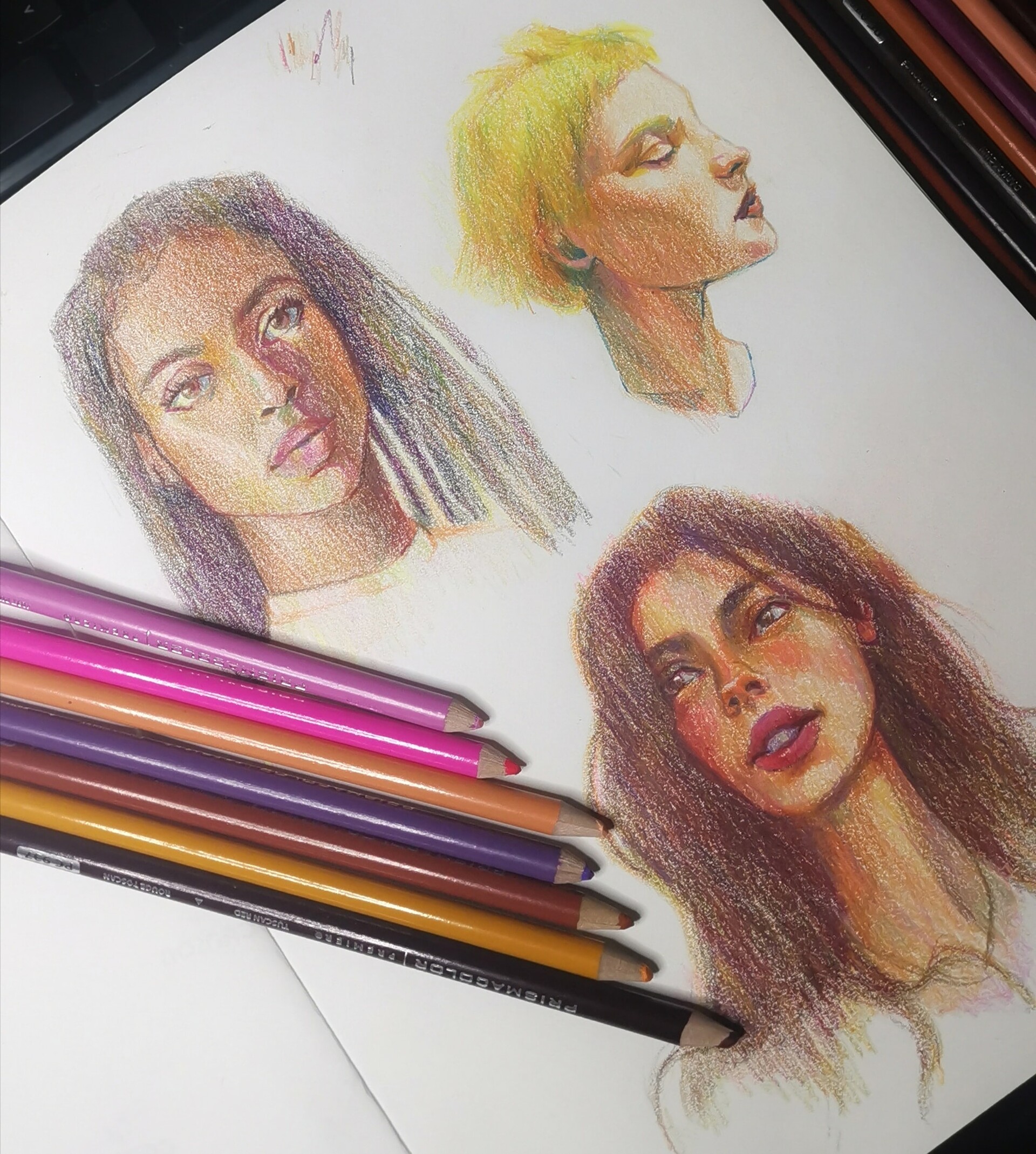 ArtStation - Colorful portrait study 02