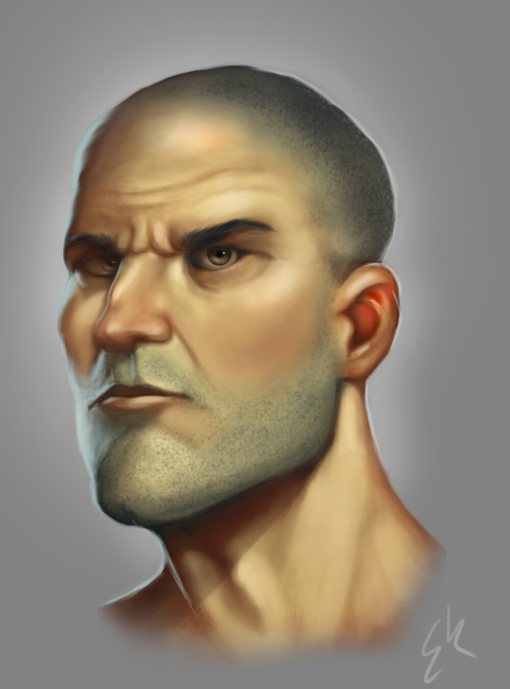 ArtStation - Male Face study