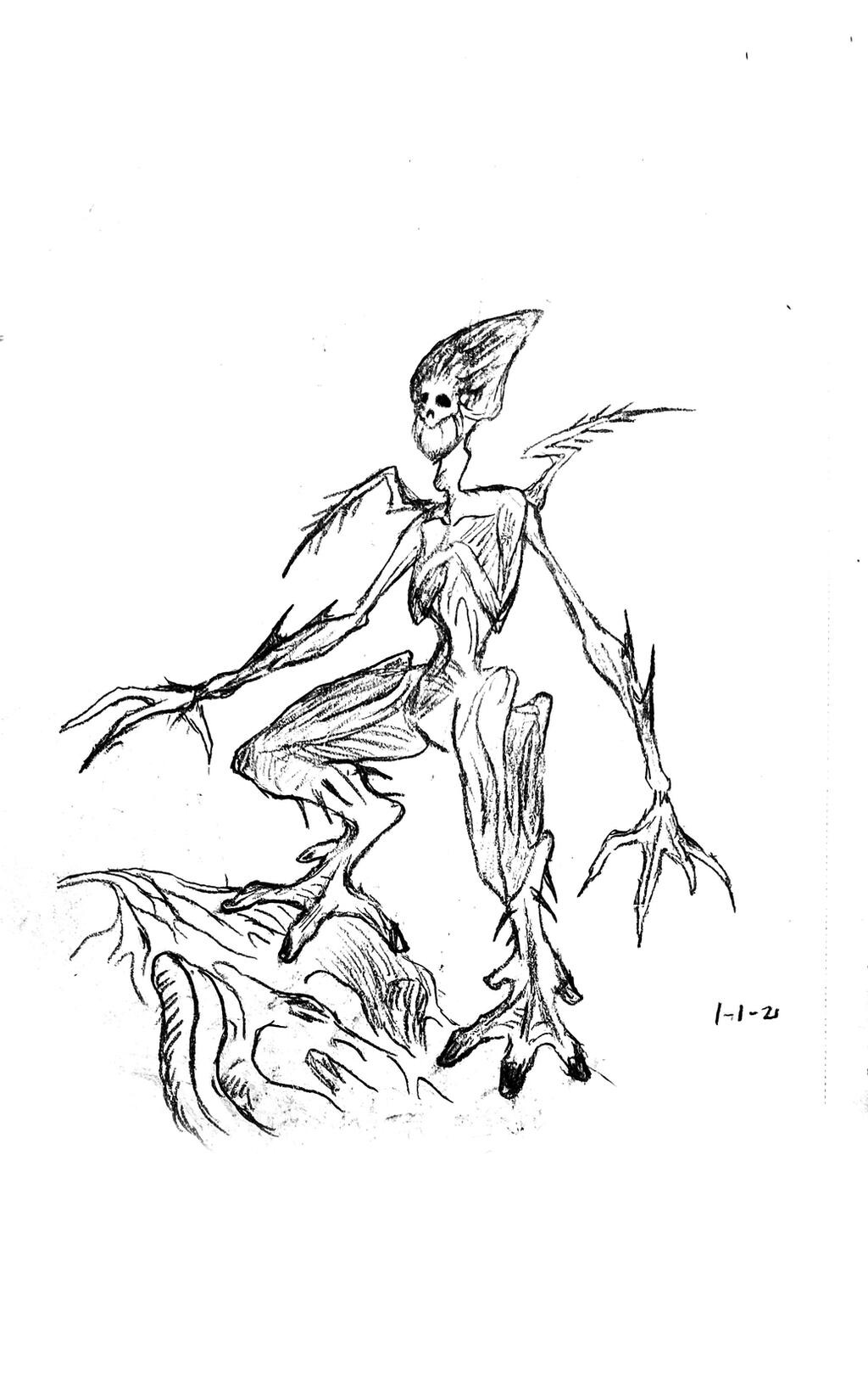 ArtStation - Alien Insectoid (Larvalite)