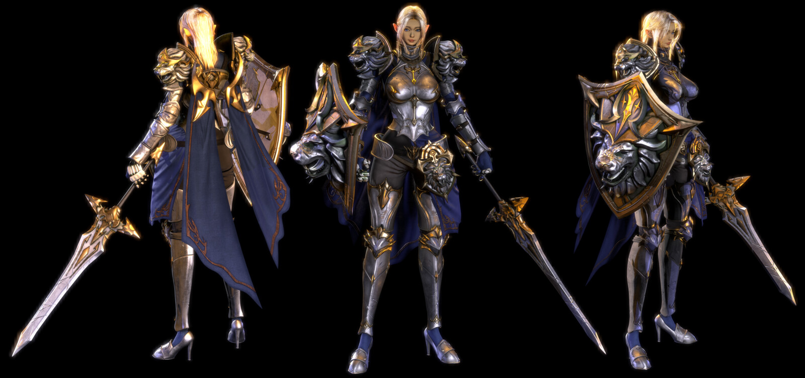 OTTA ARTS - Lion Knight ⎸Highpoly